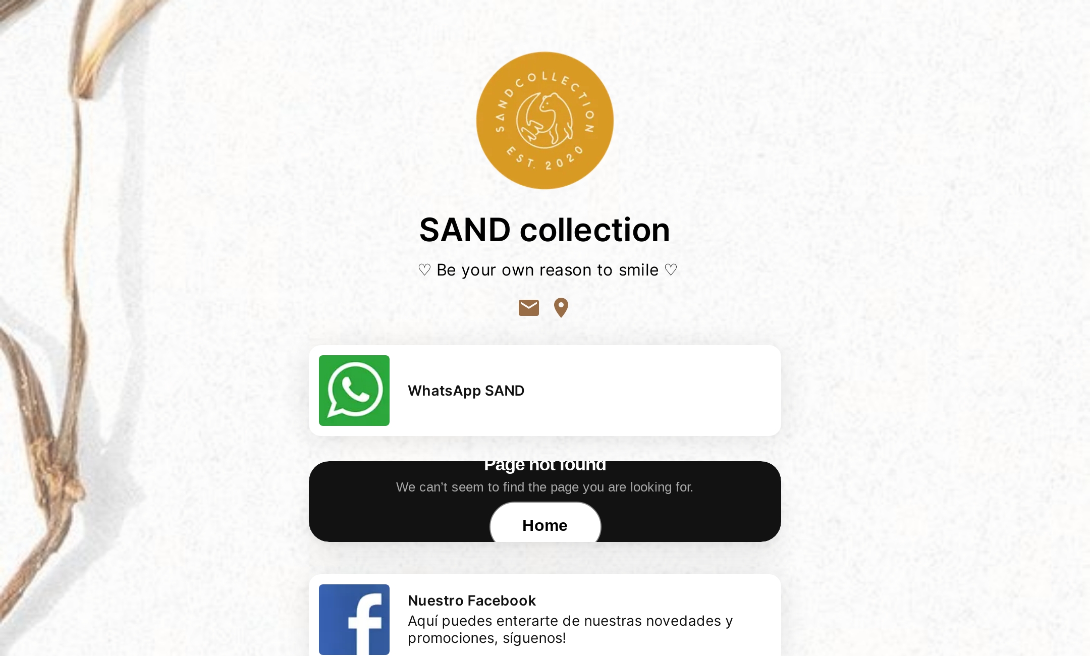 Sand Collection S Flowpage