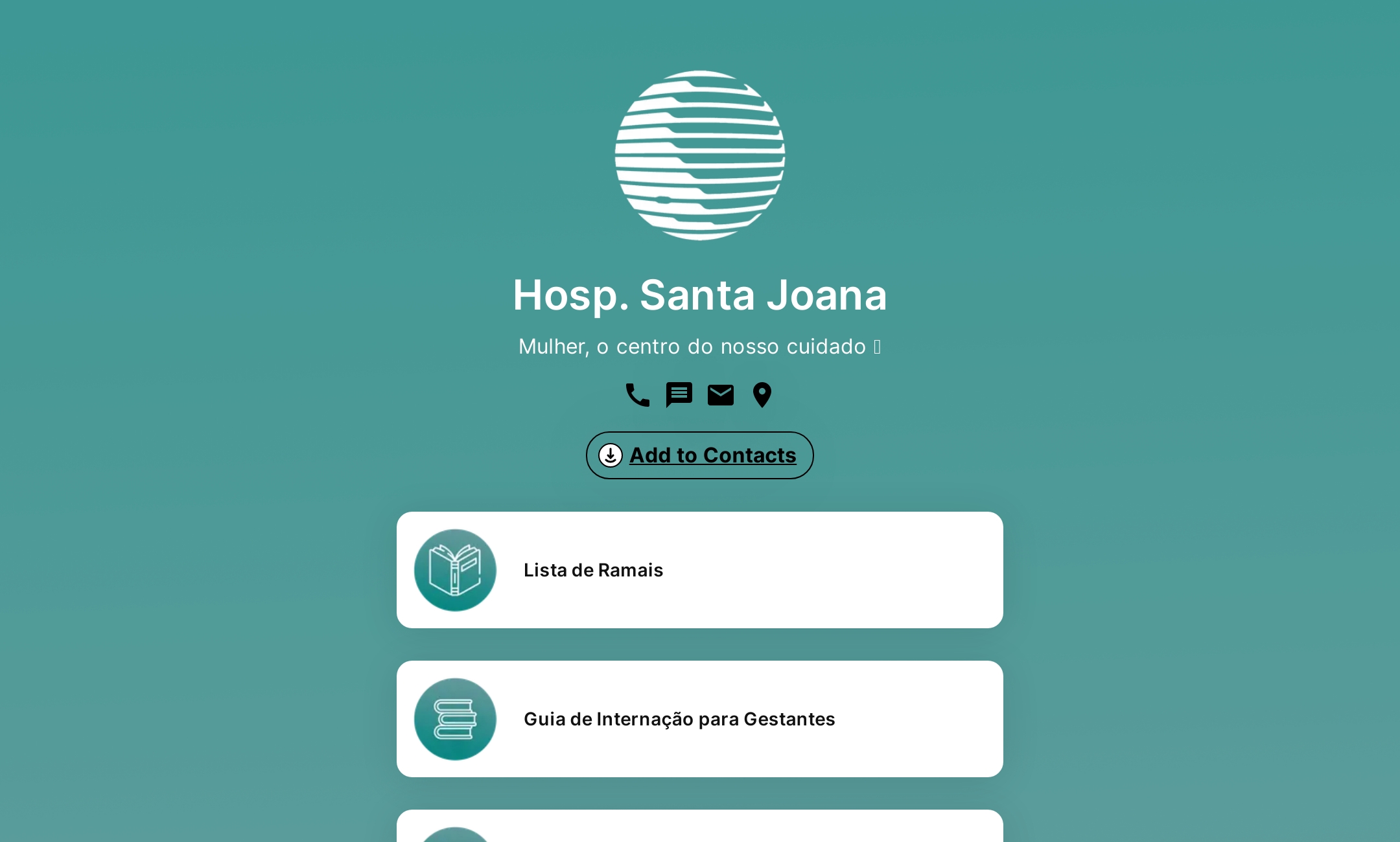 Hosp. Santa Joana 's Flowpage