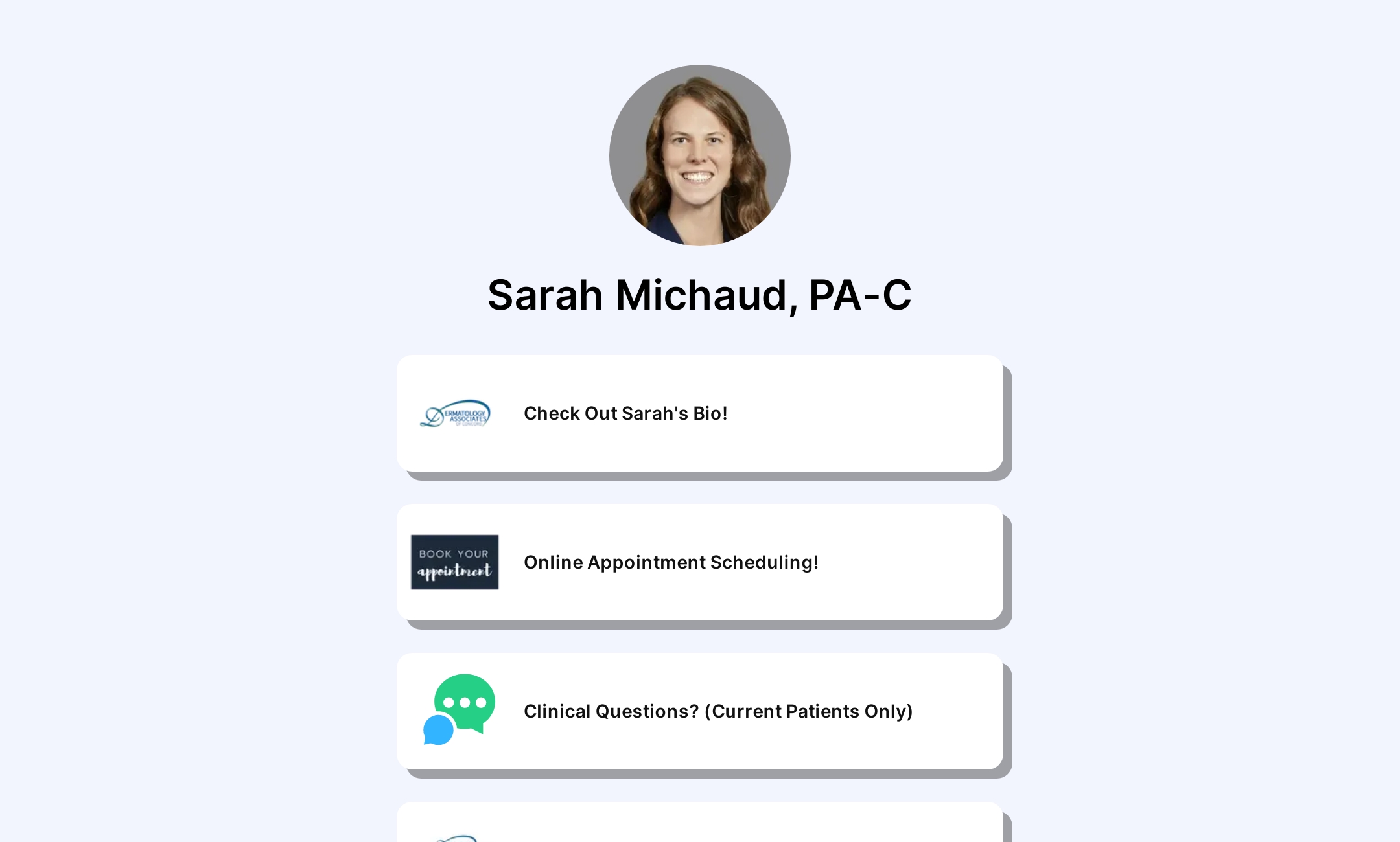 Sarah Michaud, PA-C's Flowpage