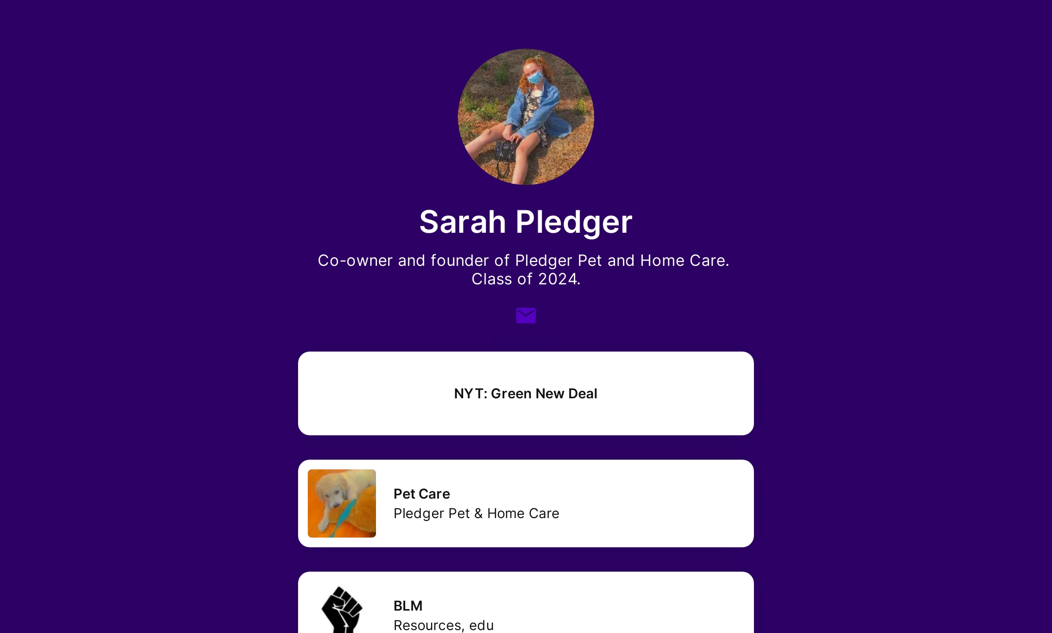 Sarah Pledger's Flowpage