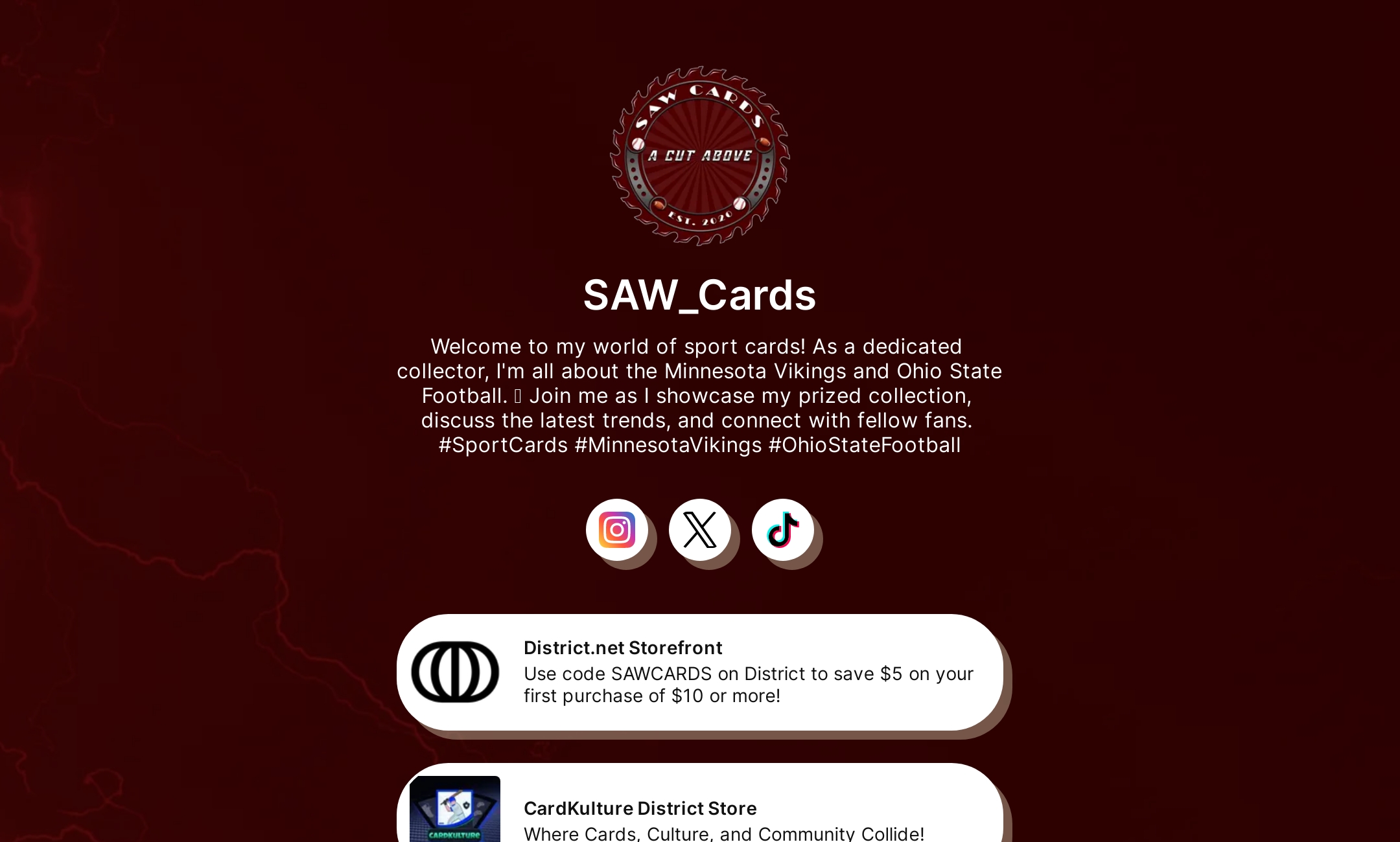 SAW_Cards' Flowpage
