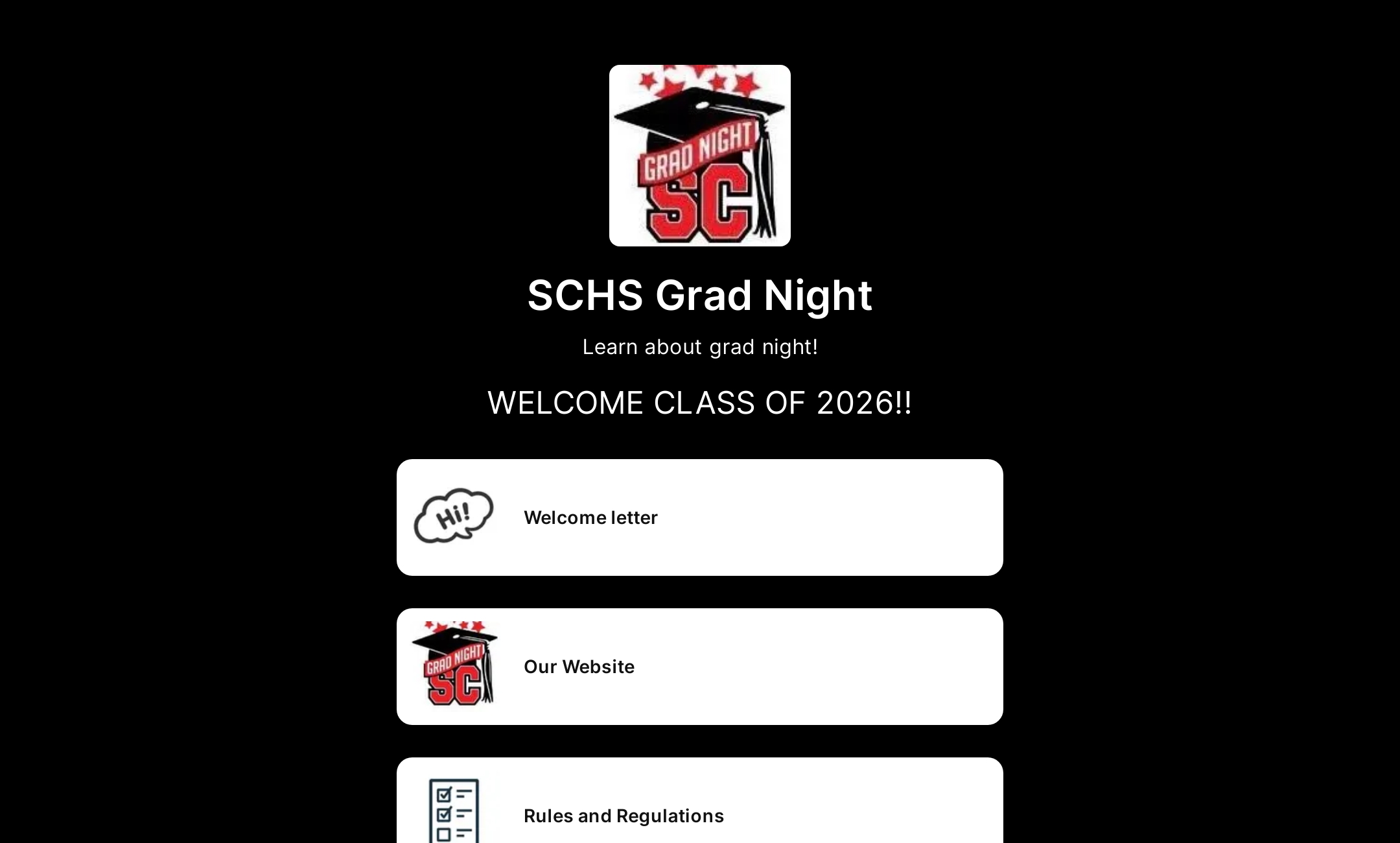 SCHS Grad Night's Flowpage