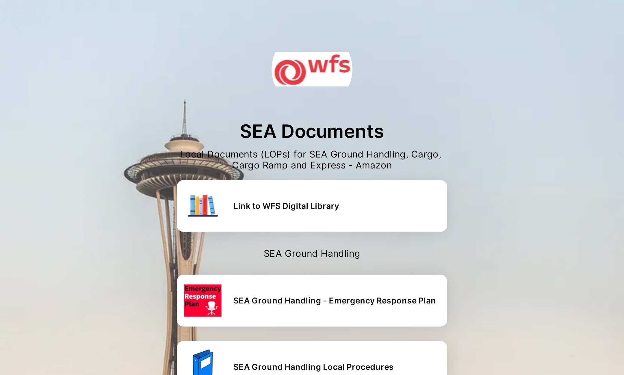 SEA Documents' Flowpage