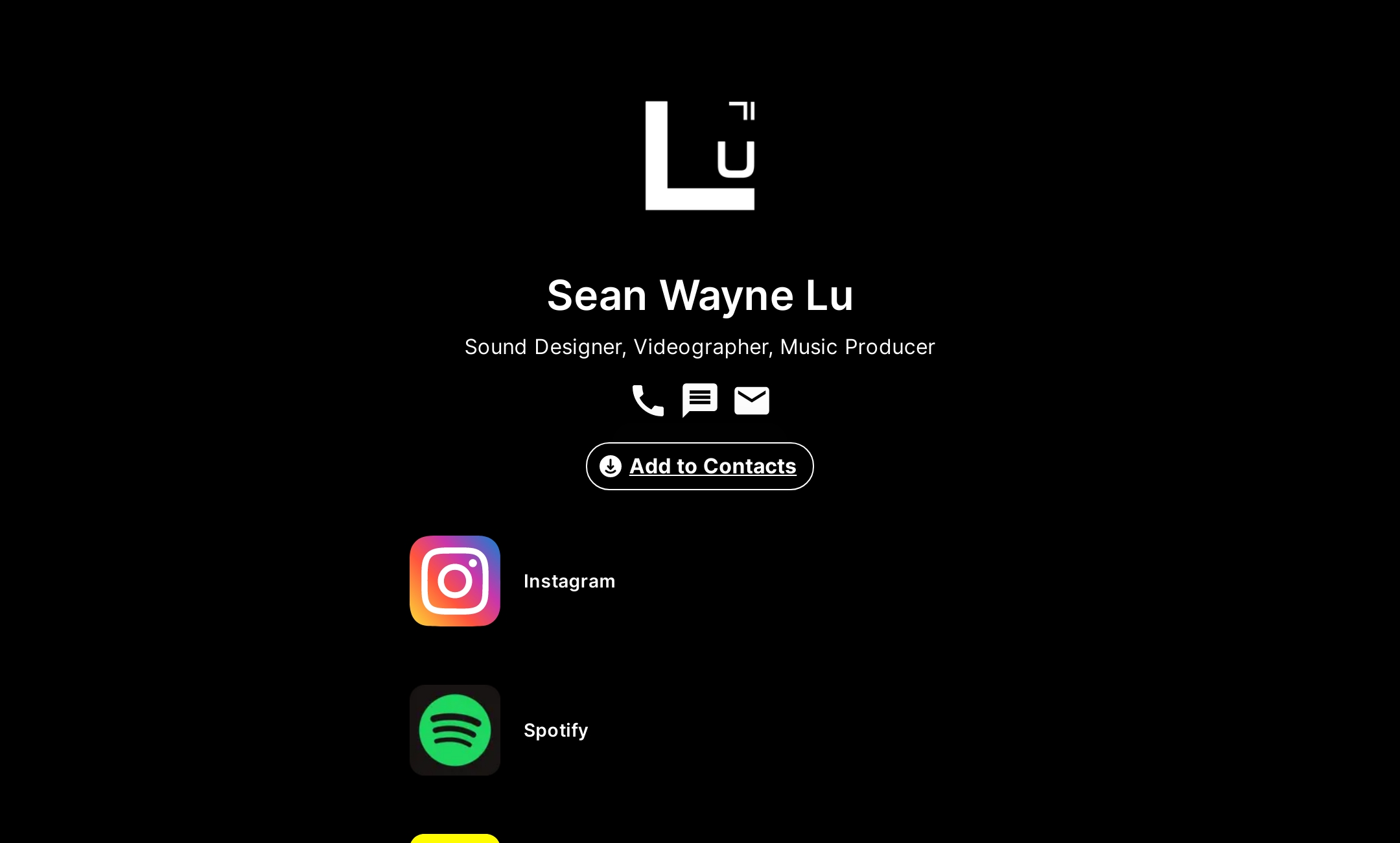 Sean Wayne Lu's Flowpage