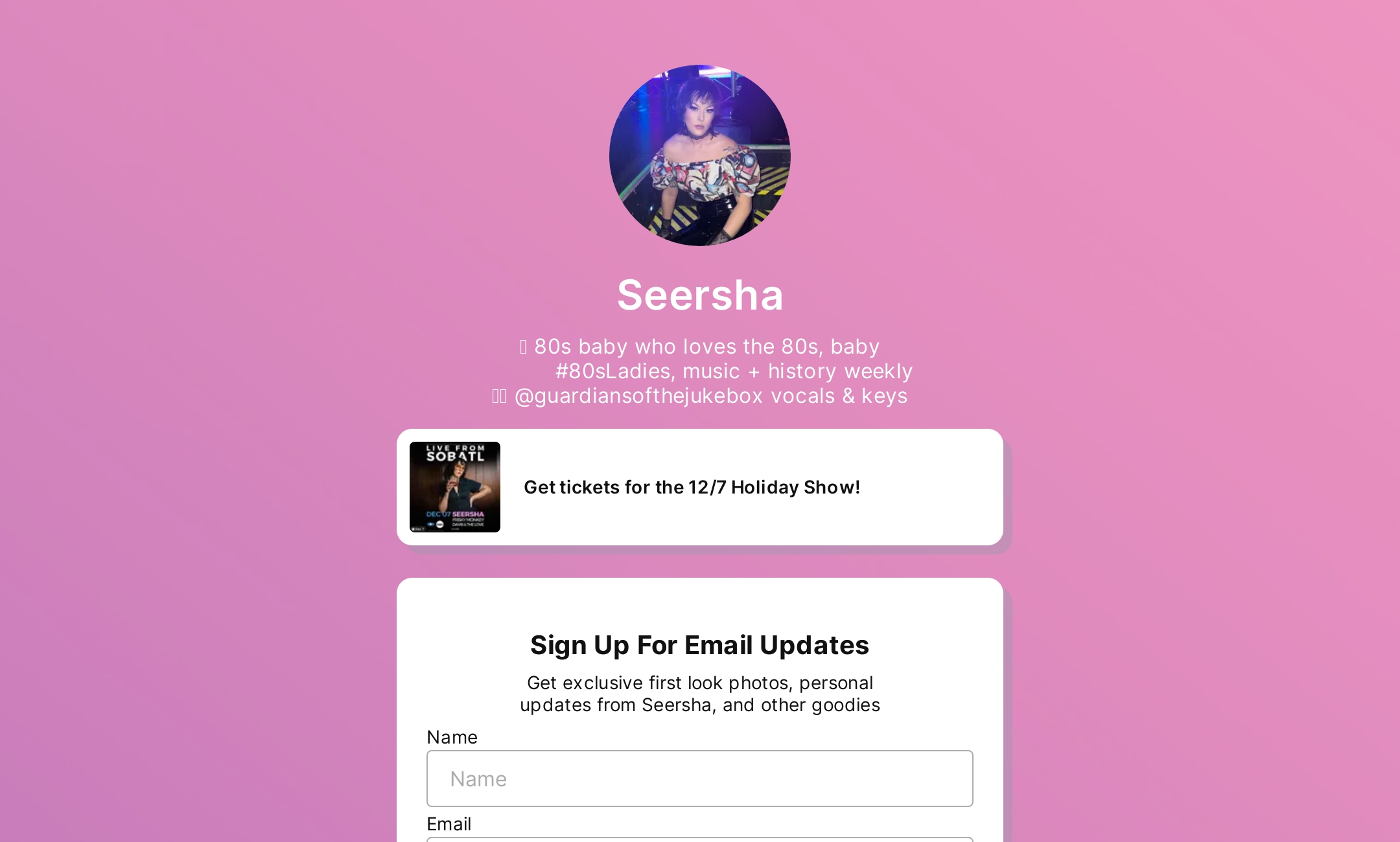 Seersha's Flowpage