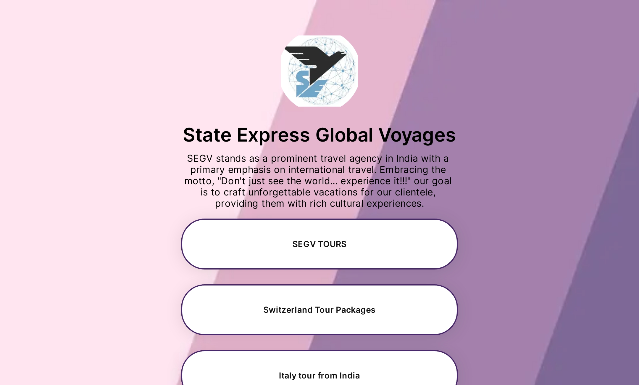 State Express Global Voyages' Flowpage