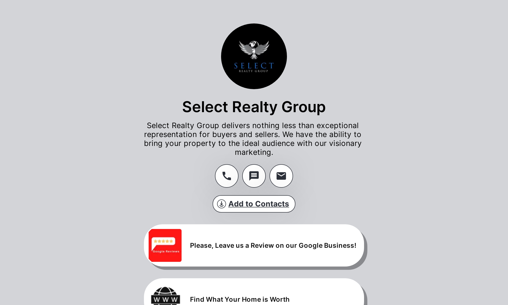Select Realty Group's Flowpage