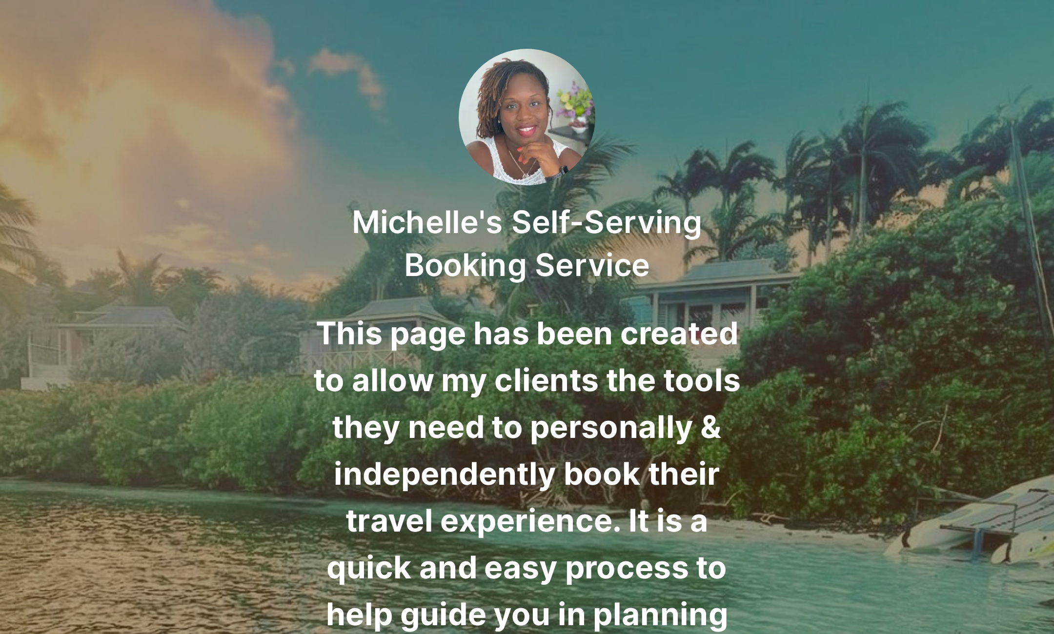 Michelle's Self-Serving Booking Service's Flowpage