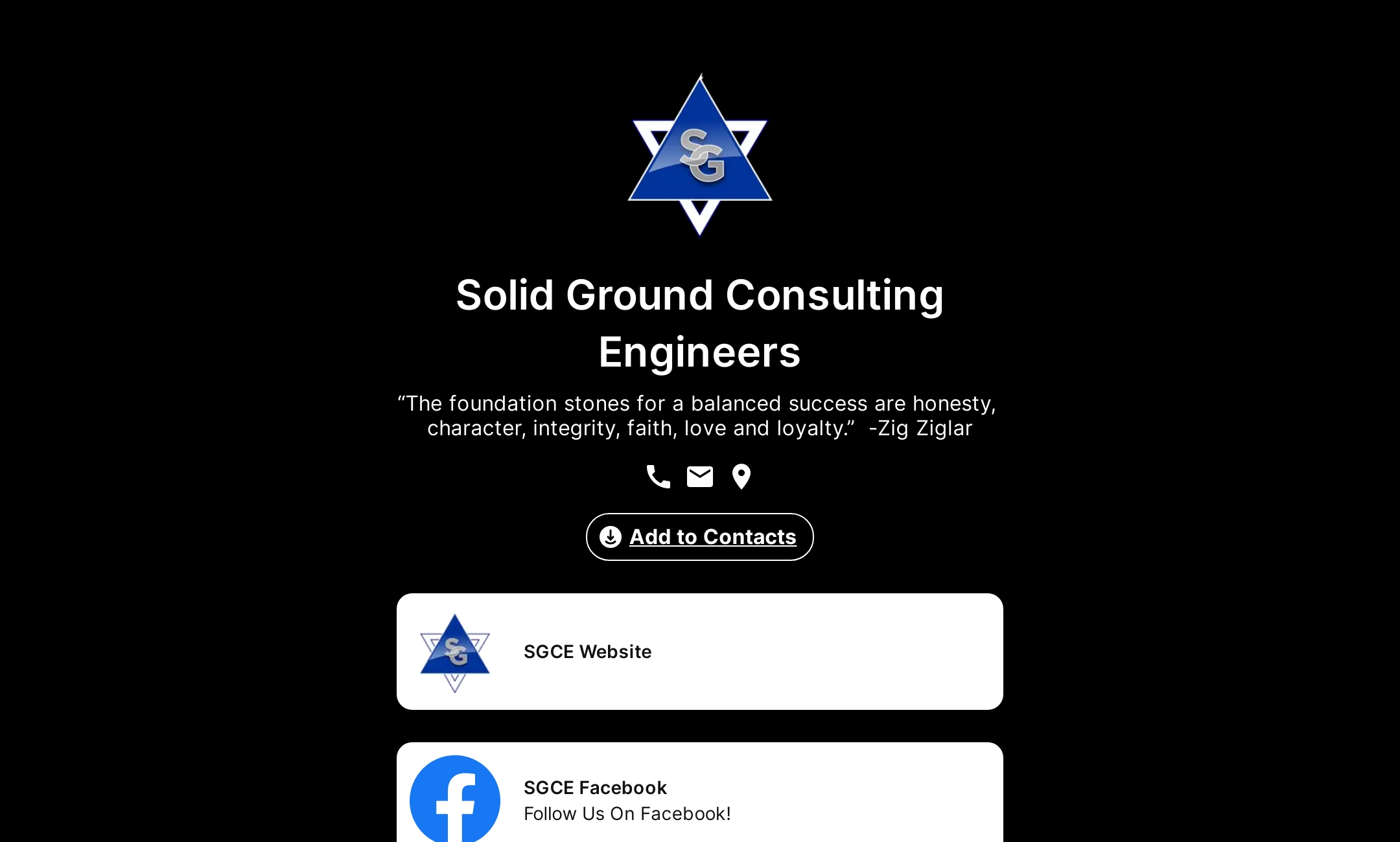 Solid Ground Consulting Engineers' Flowpage