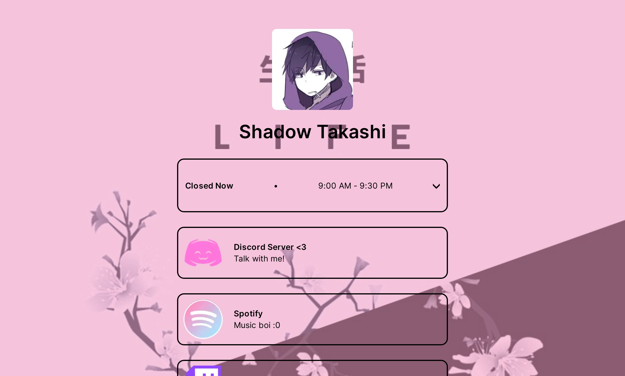 Shadow Takashi's Flowpage