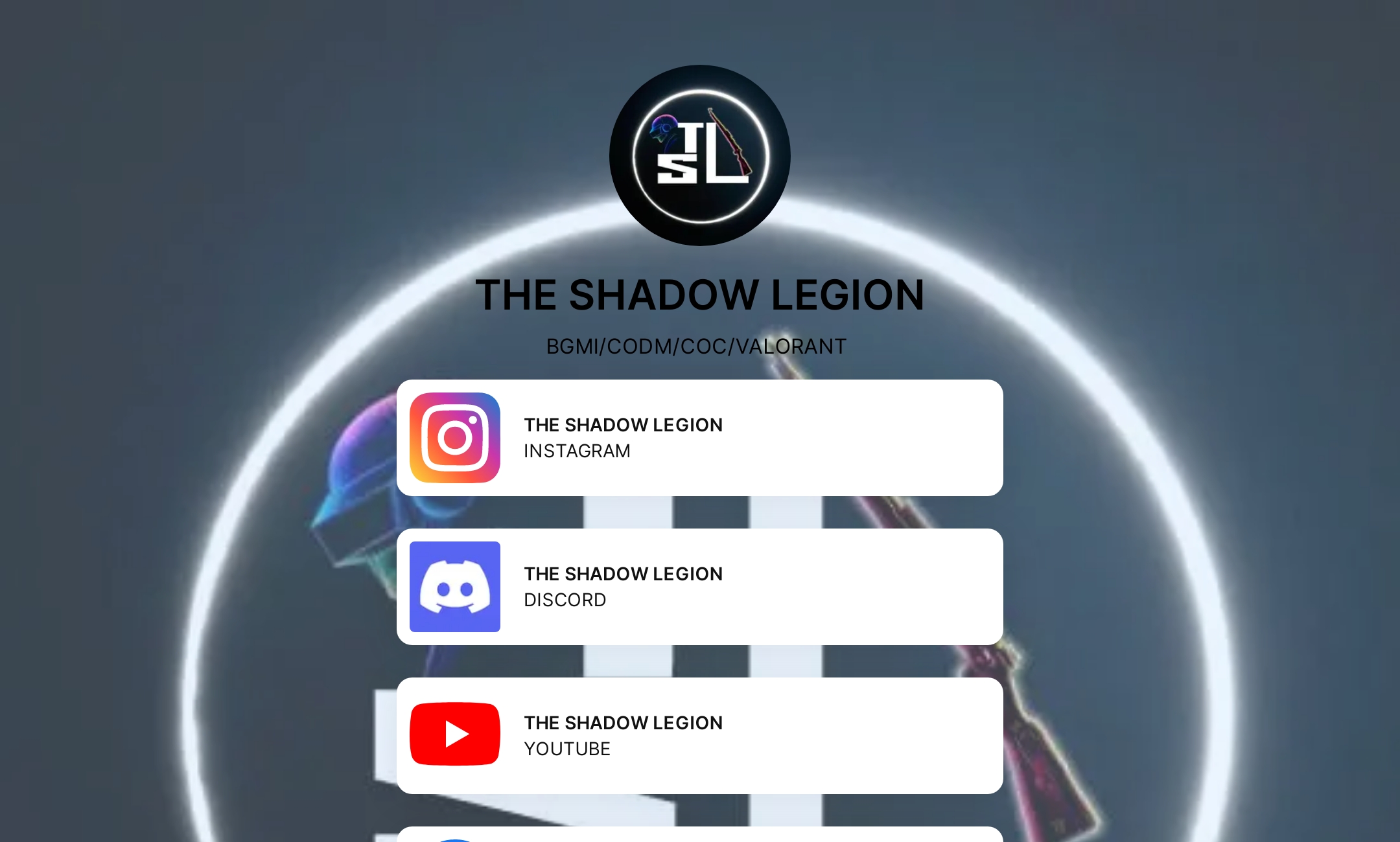 THE SHADOW LEGION's Flowpage