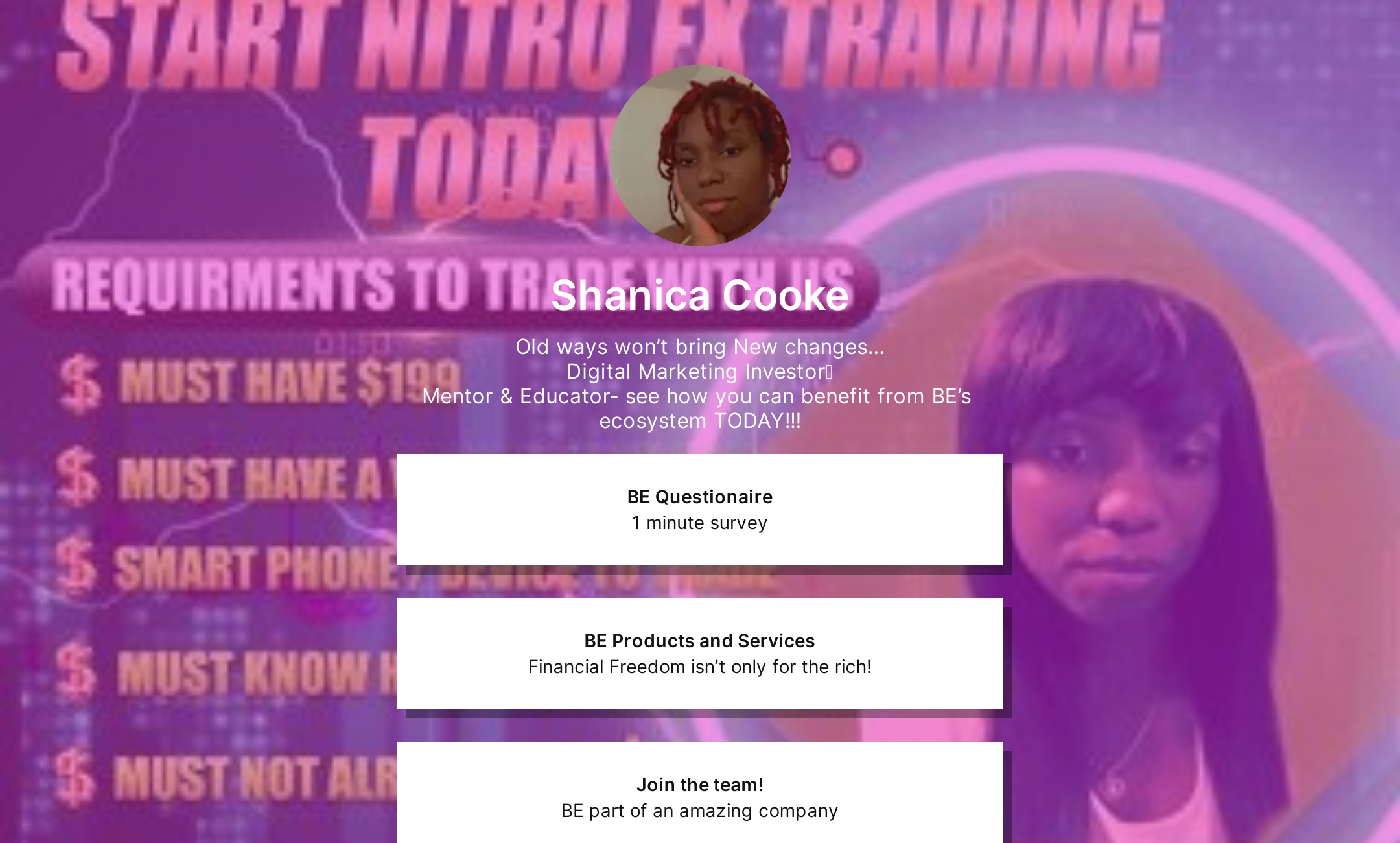 Shanica Cooke's Flowpage
