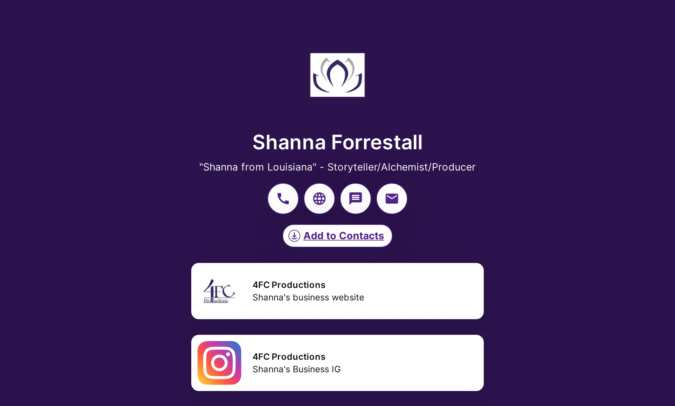 Shanna Forrestall's Flowpage