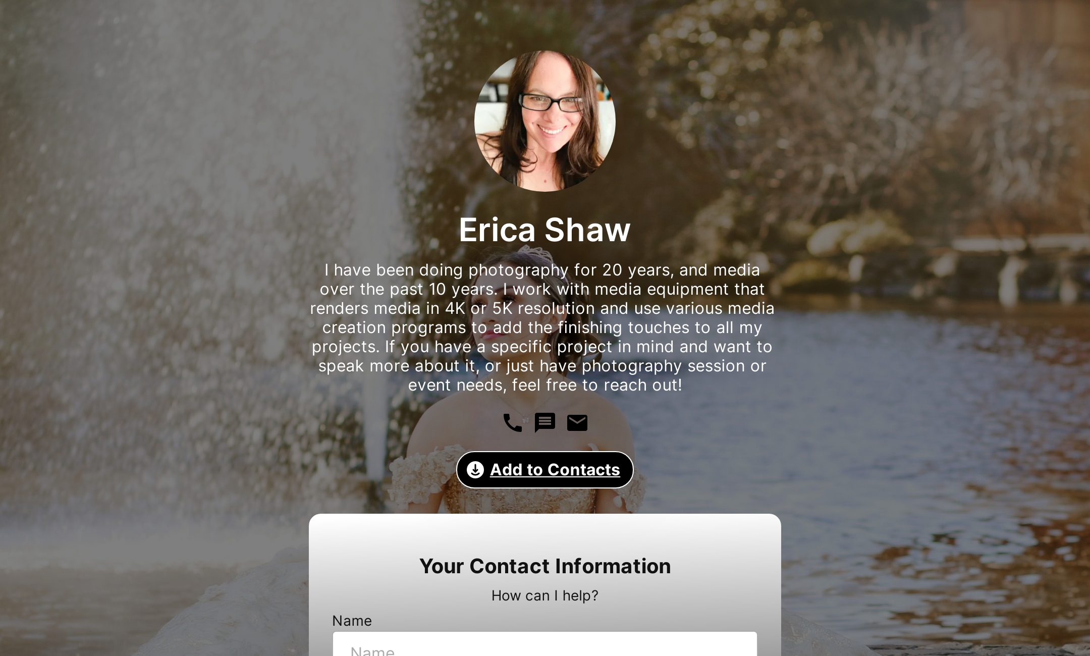 Erica Shaw's Flowpage