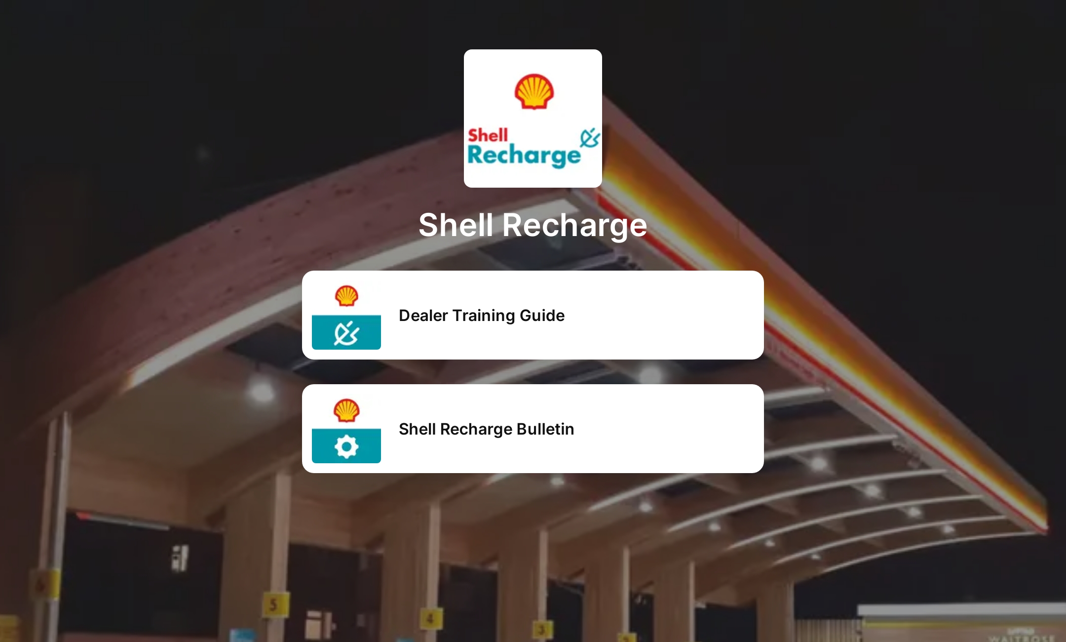 Shell Recharge's Flowpage