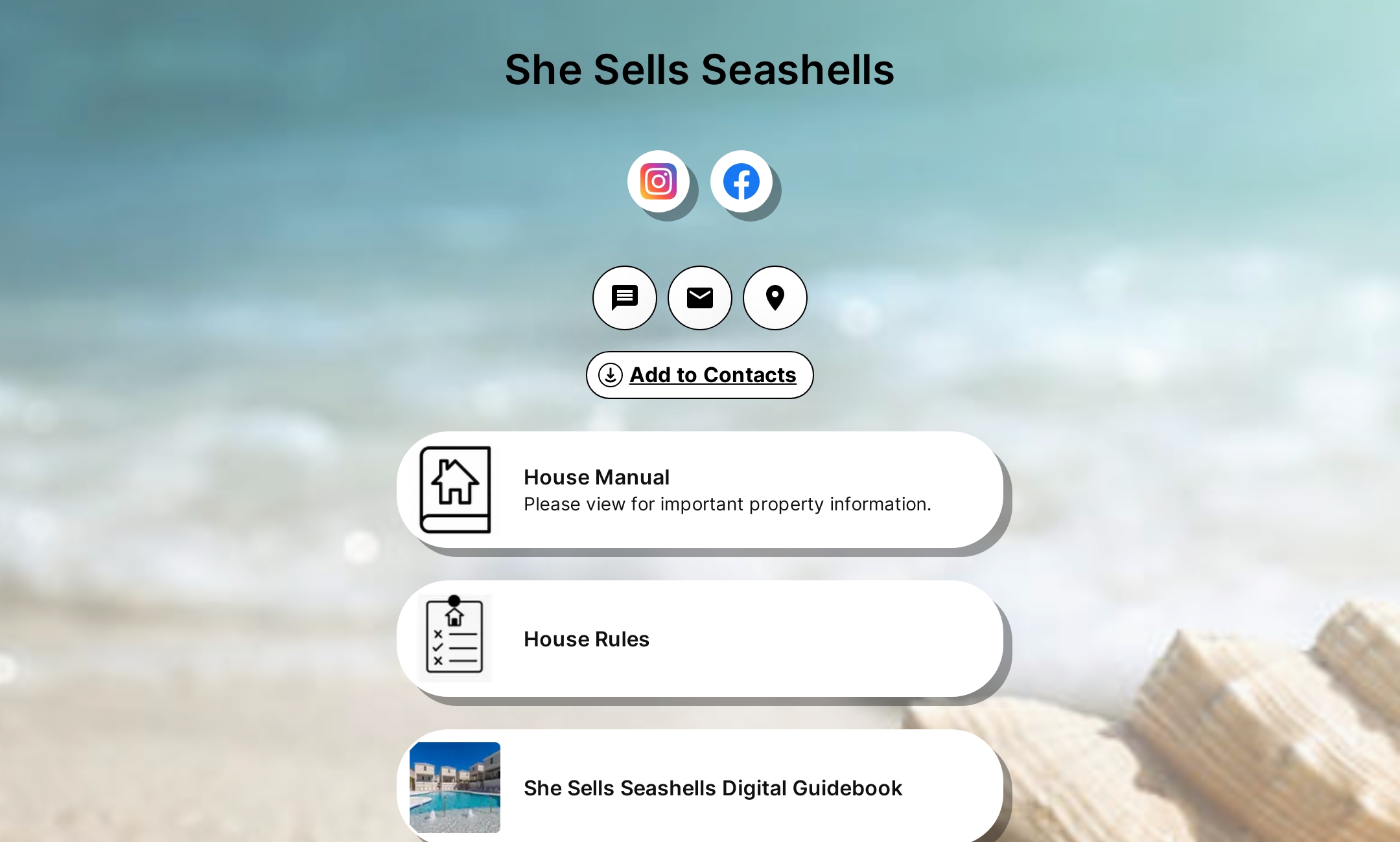 She Sells Seashells' Flowpage
