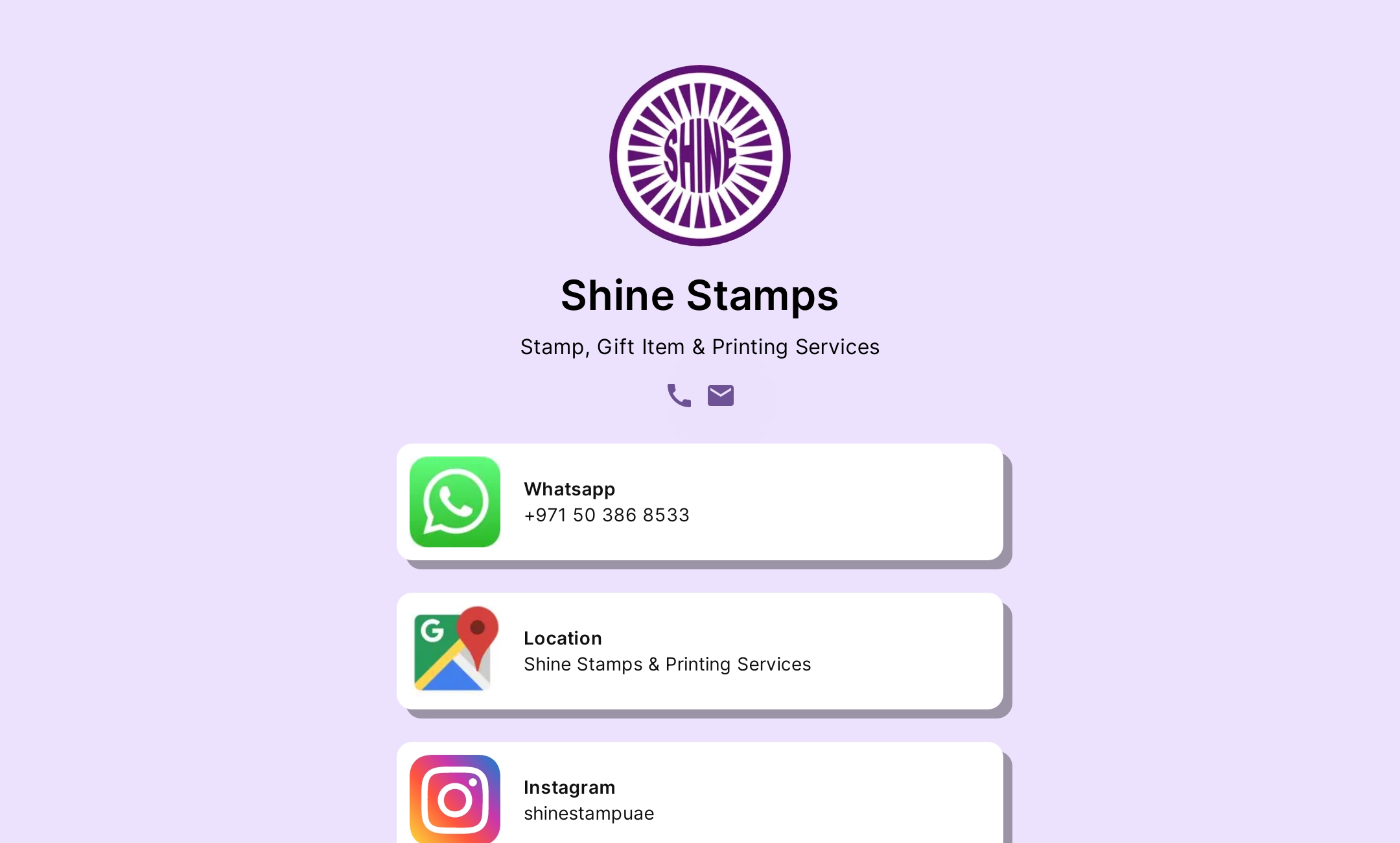 Shine Stamps 's Flowpage