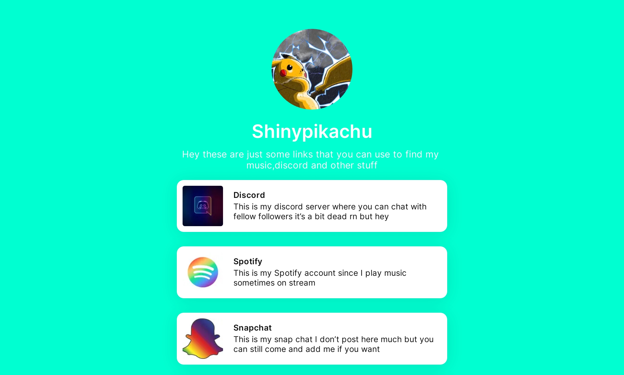 Shinypikachu's Flowpage