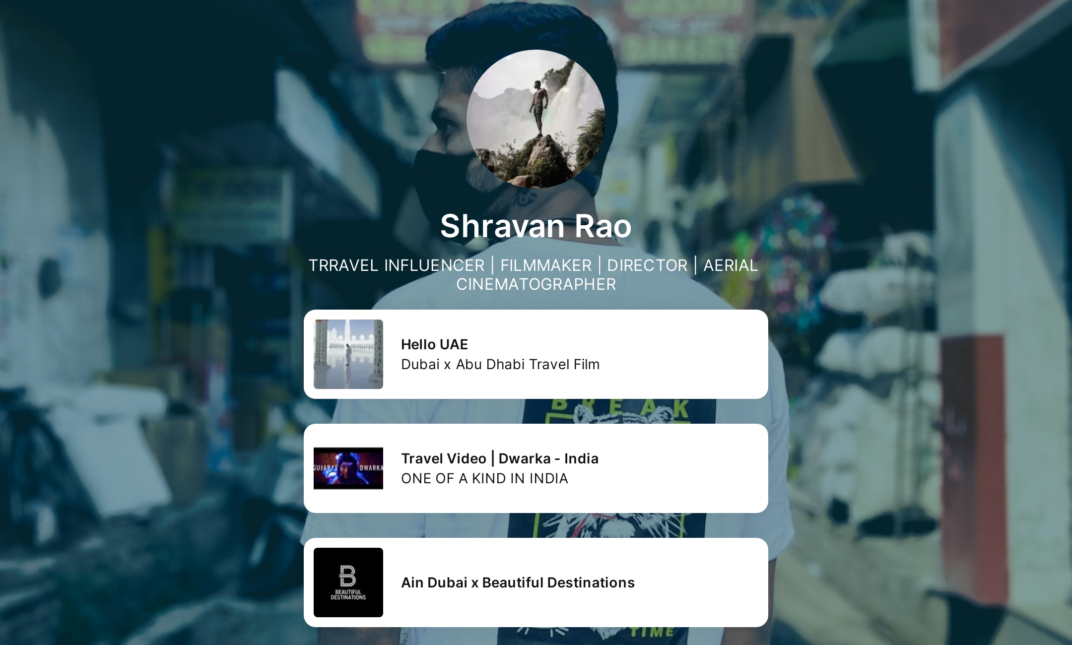 Shravan Rao's Flowpage