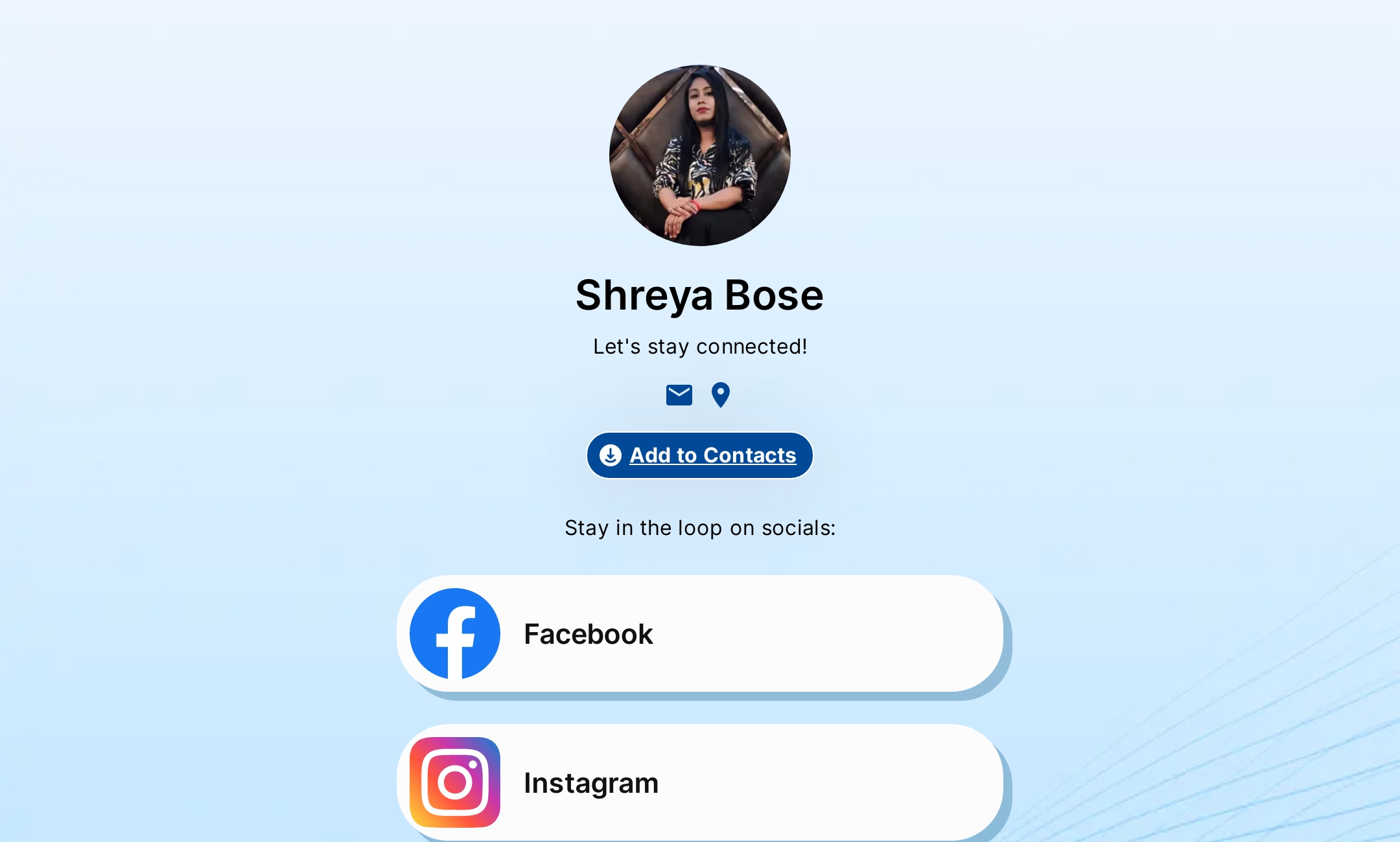 Shreya Bose's Flowpage