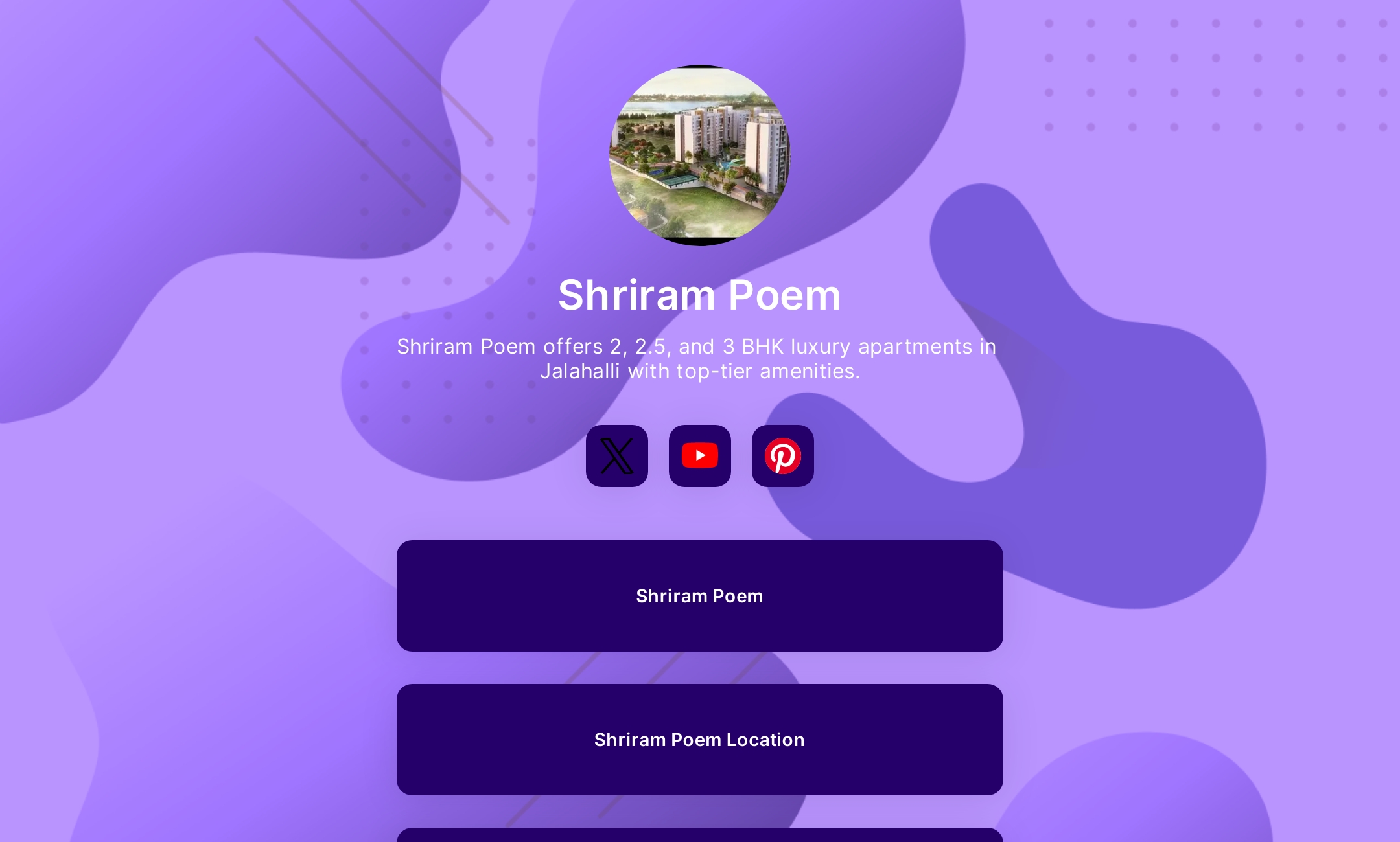 Shriram Poem's Flowpage