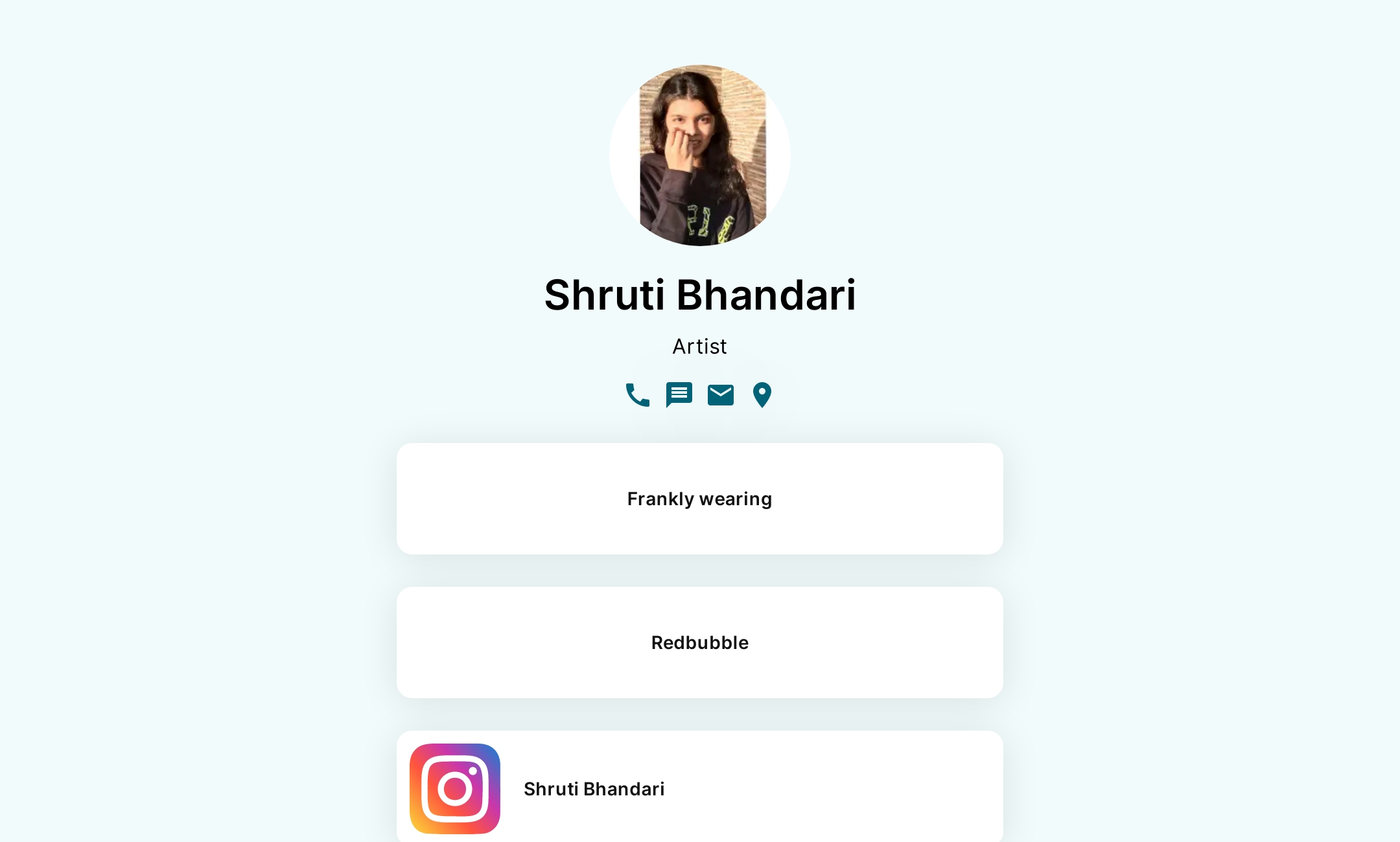 Shruti Bhandari's Flowpage