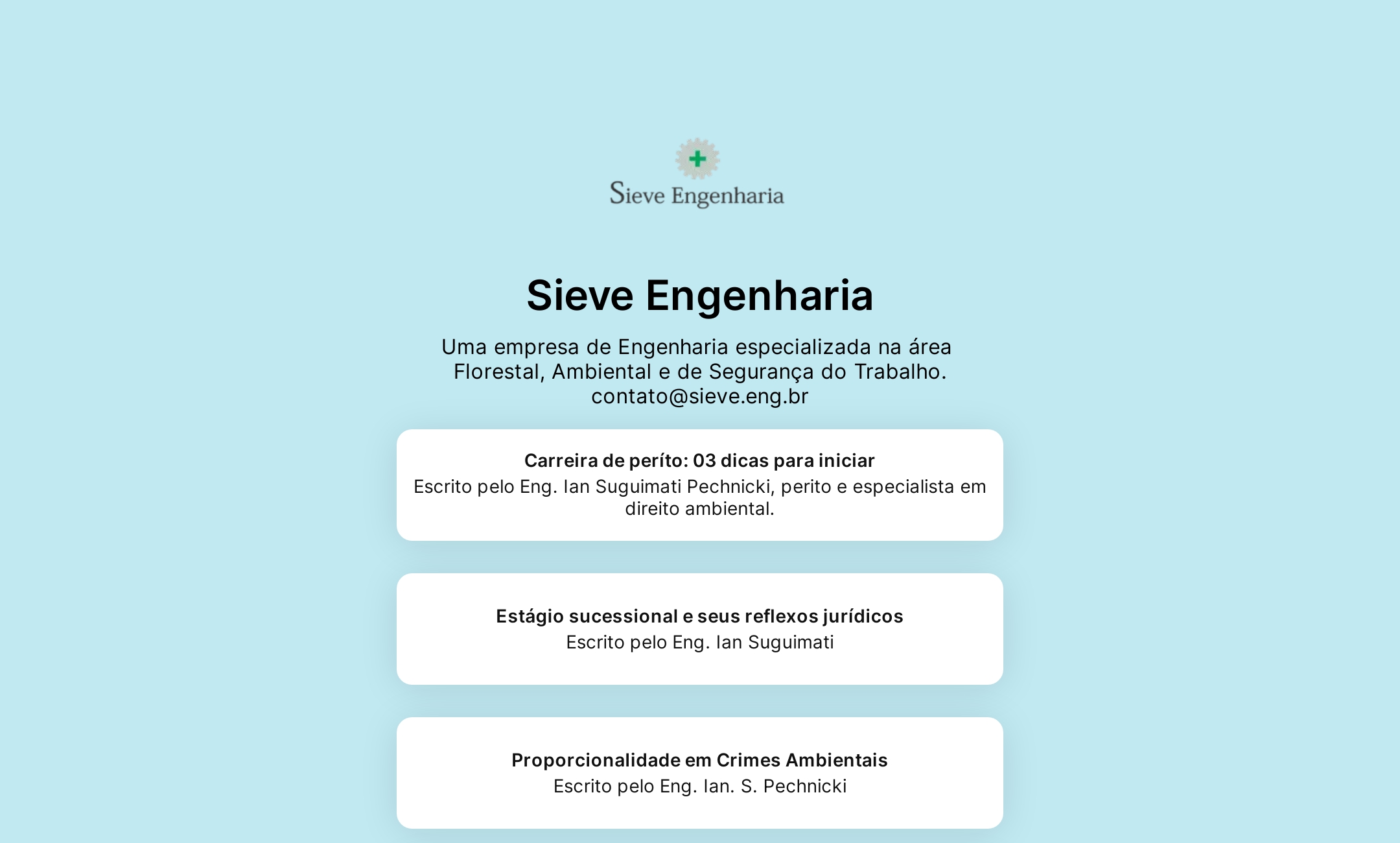 Sieve Engenharia's Flowpage