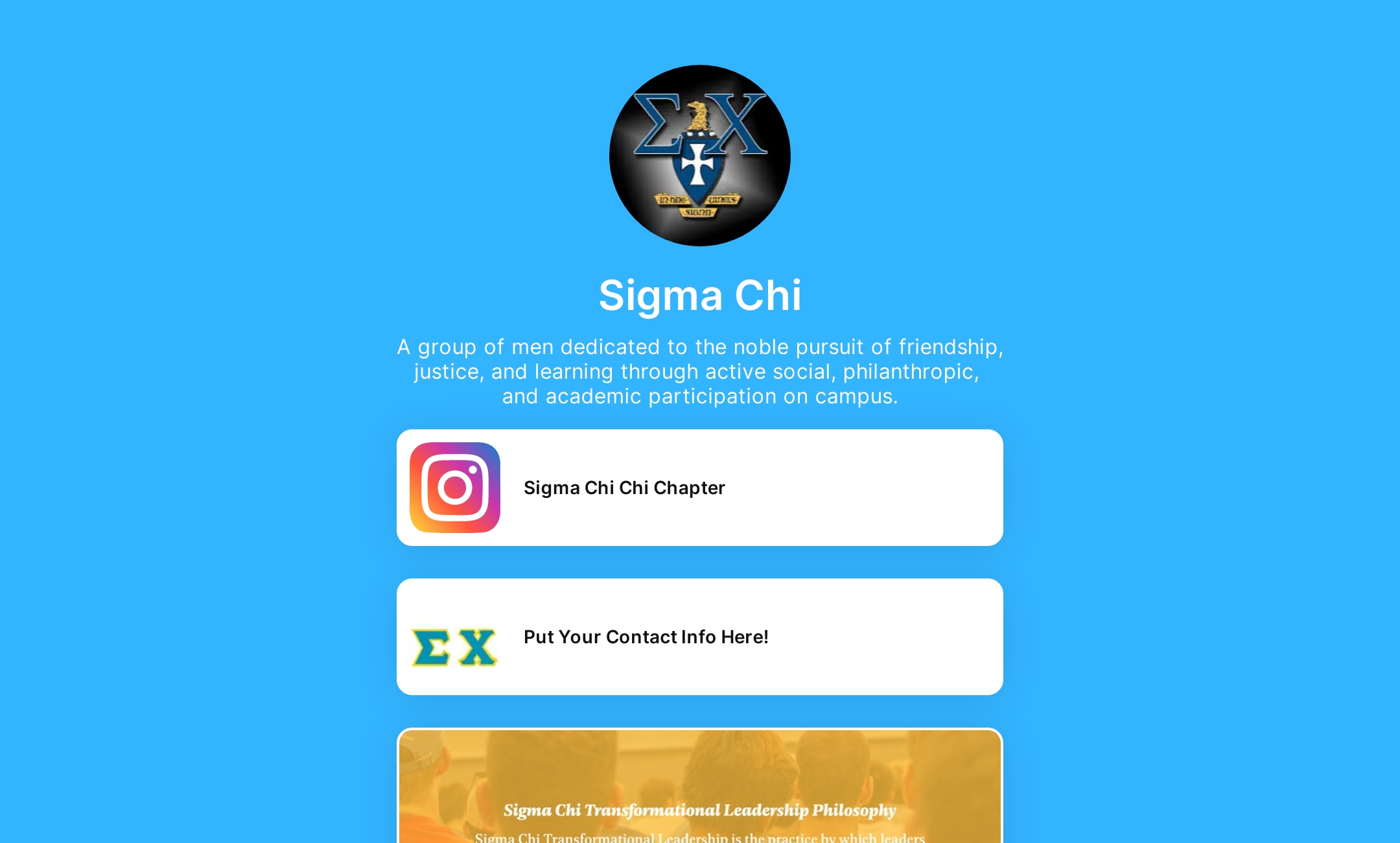 Sigma Chi's Flowpage