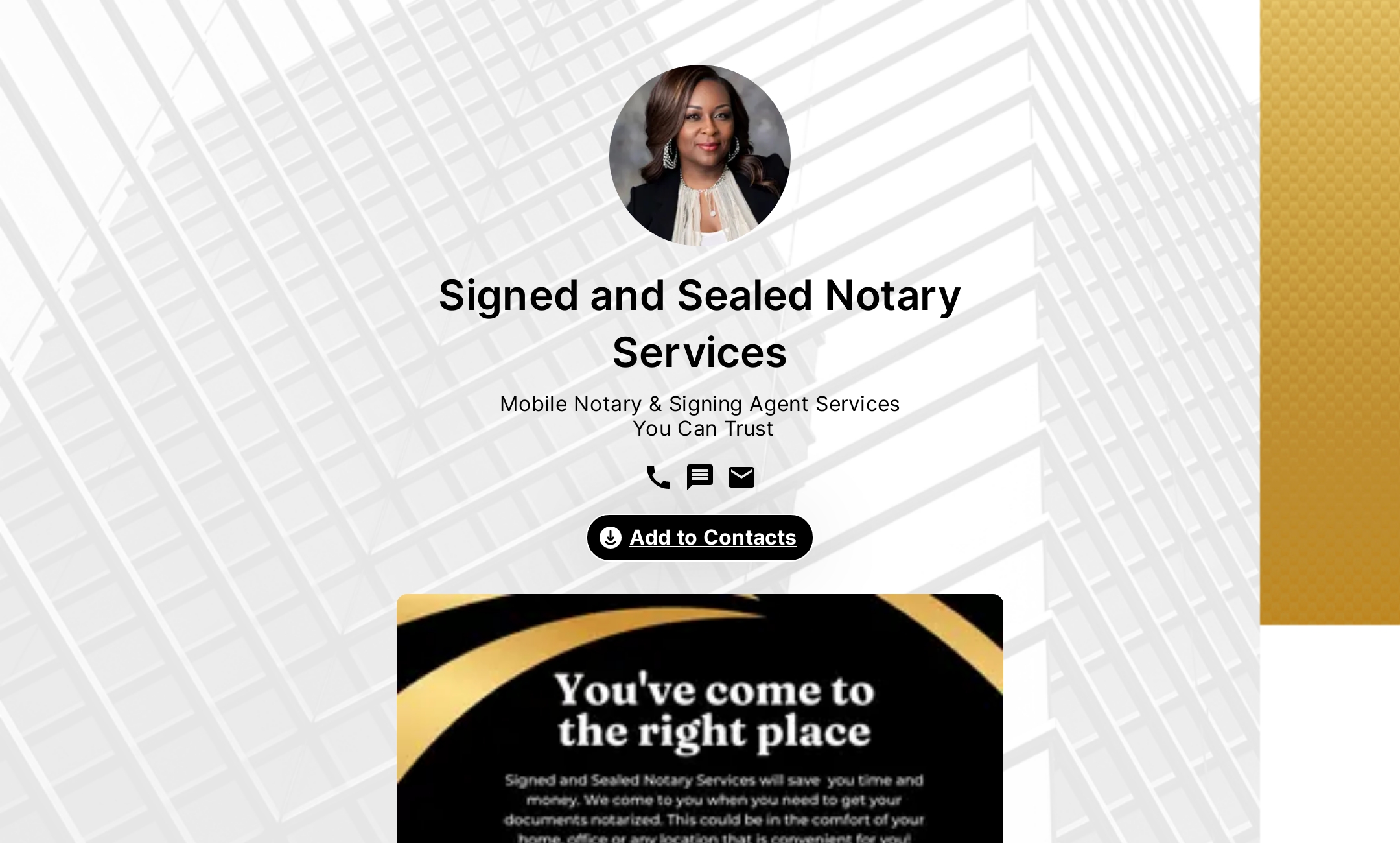 Signed and Sealed Notary Services' Flowpage