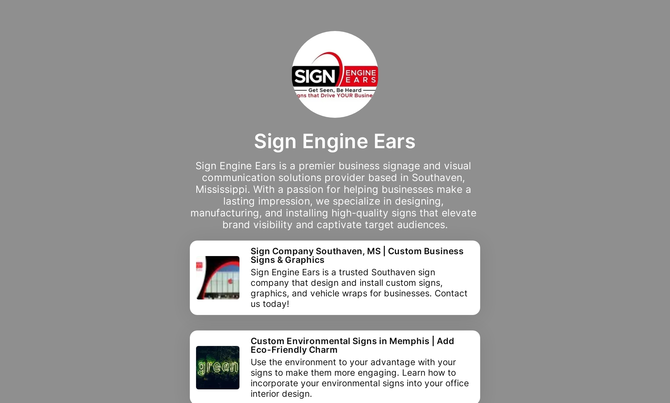Sign Engine Ears' Flowpage