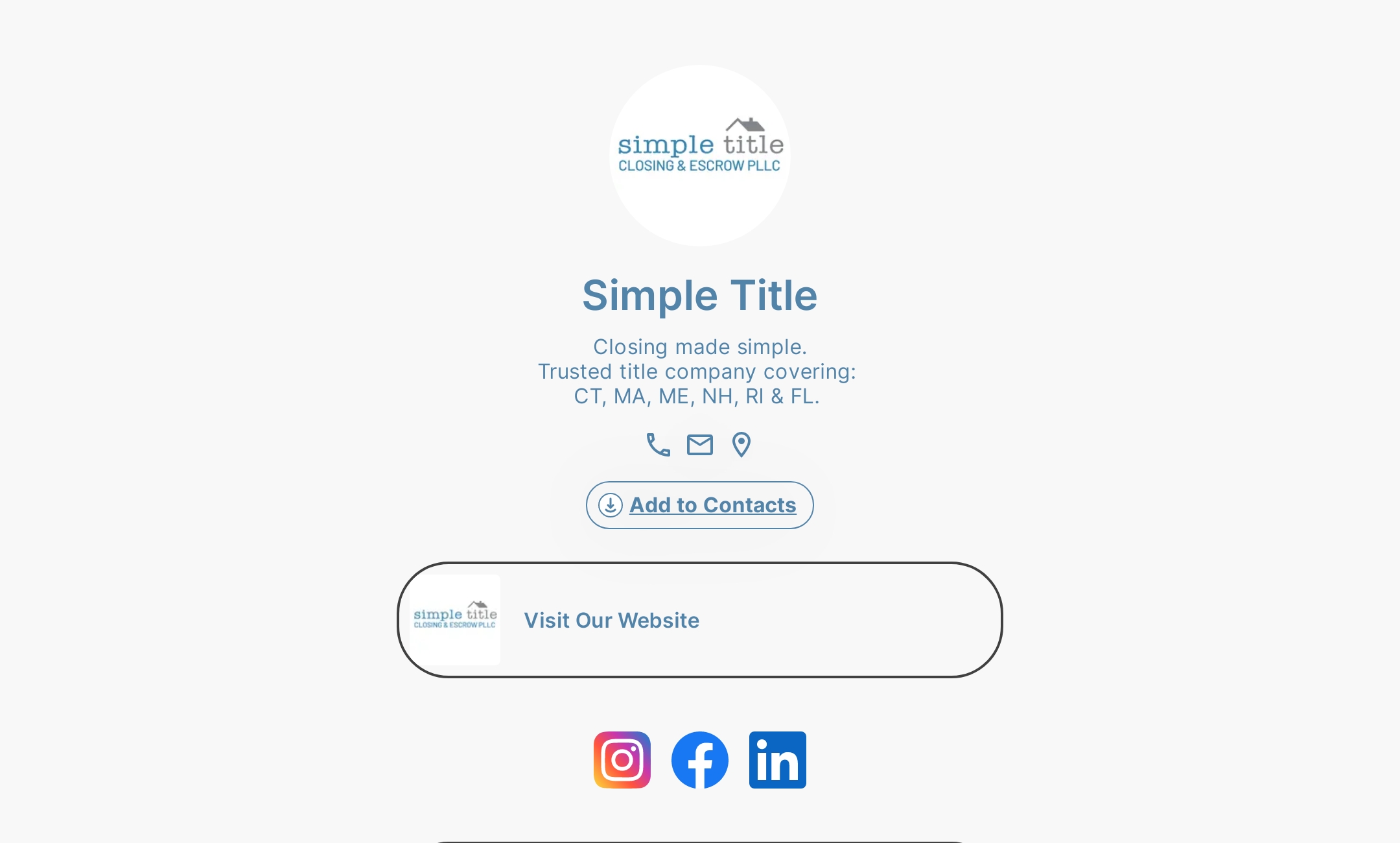 Simple Title's Flowpage