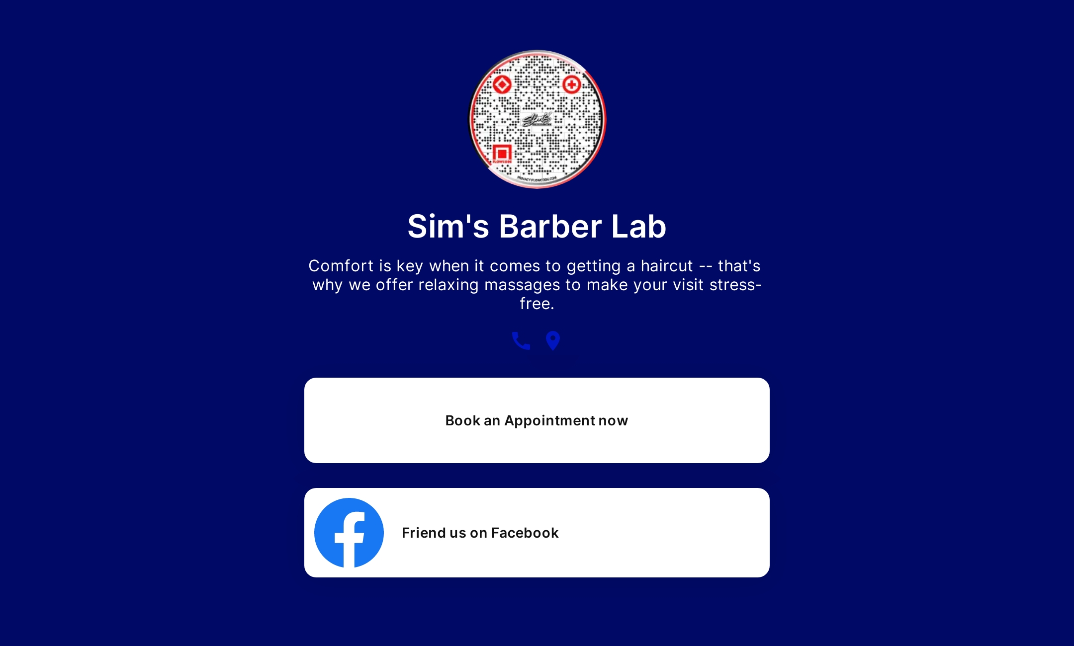 Sim's Barber Lab's Flowpage