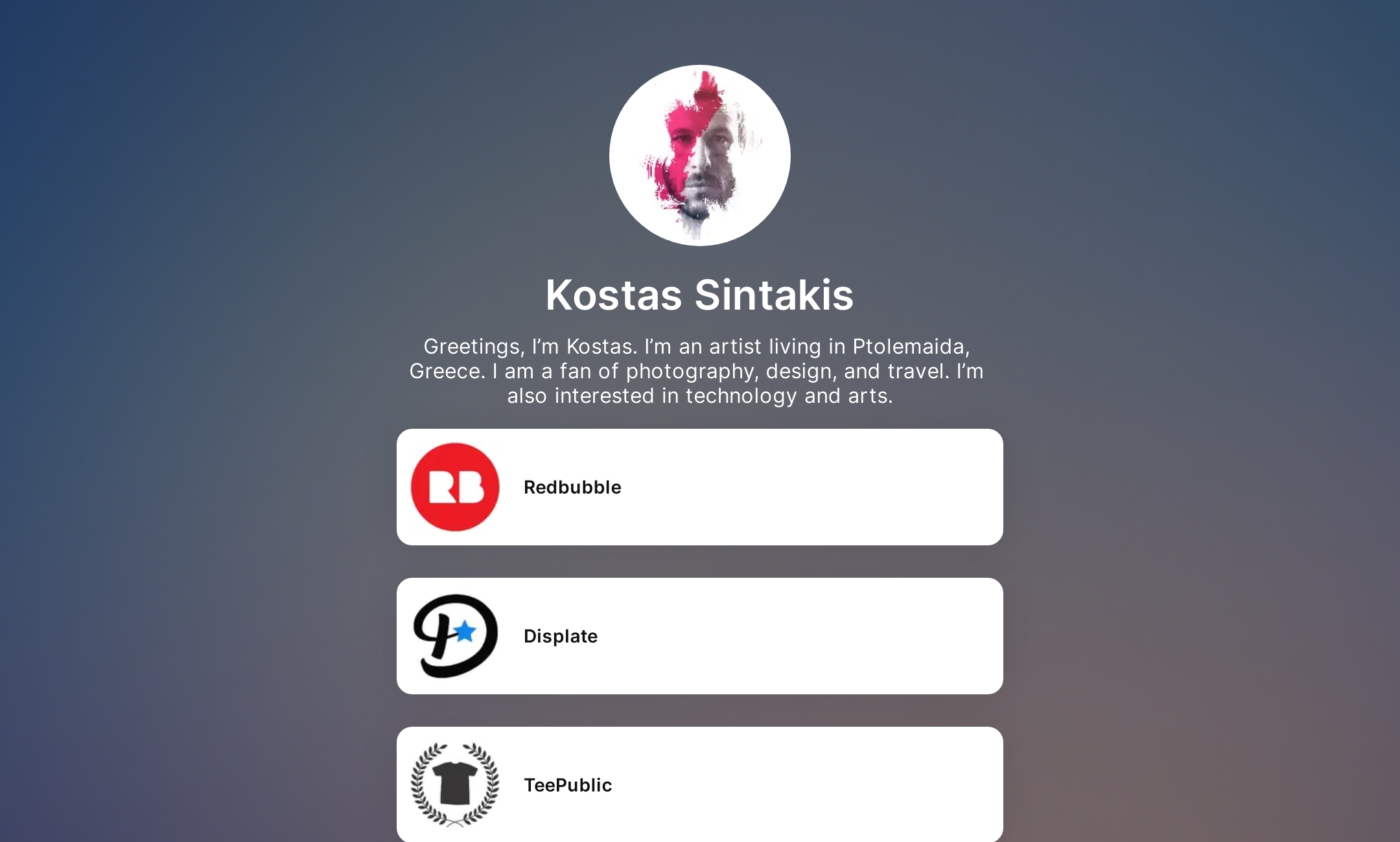 Kostas Sintakis' Flowpage