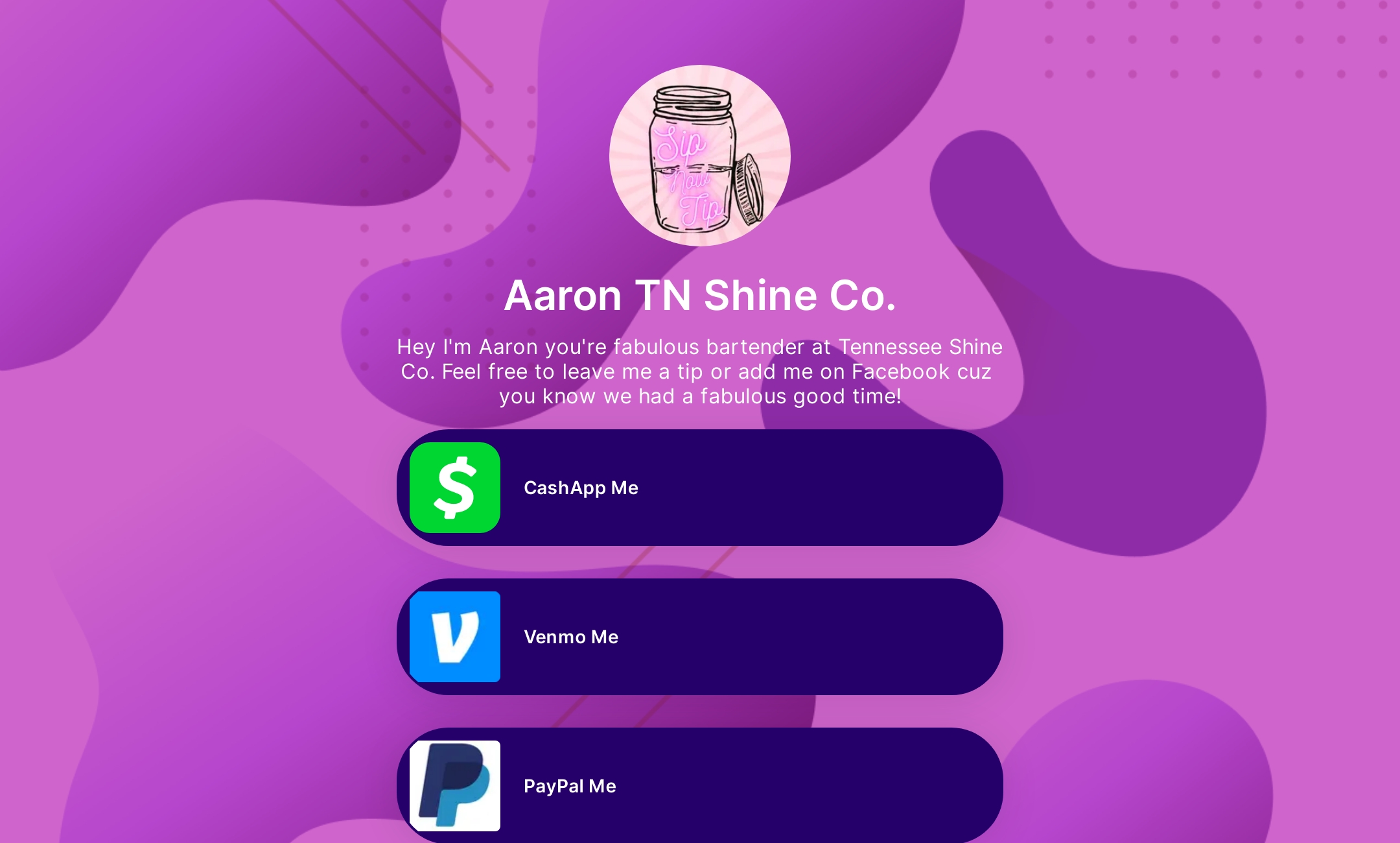 Aaron TN Shine Co.'s Flowpage