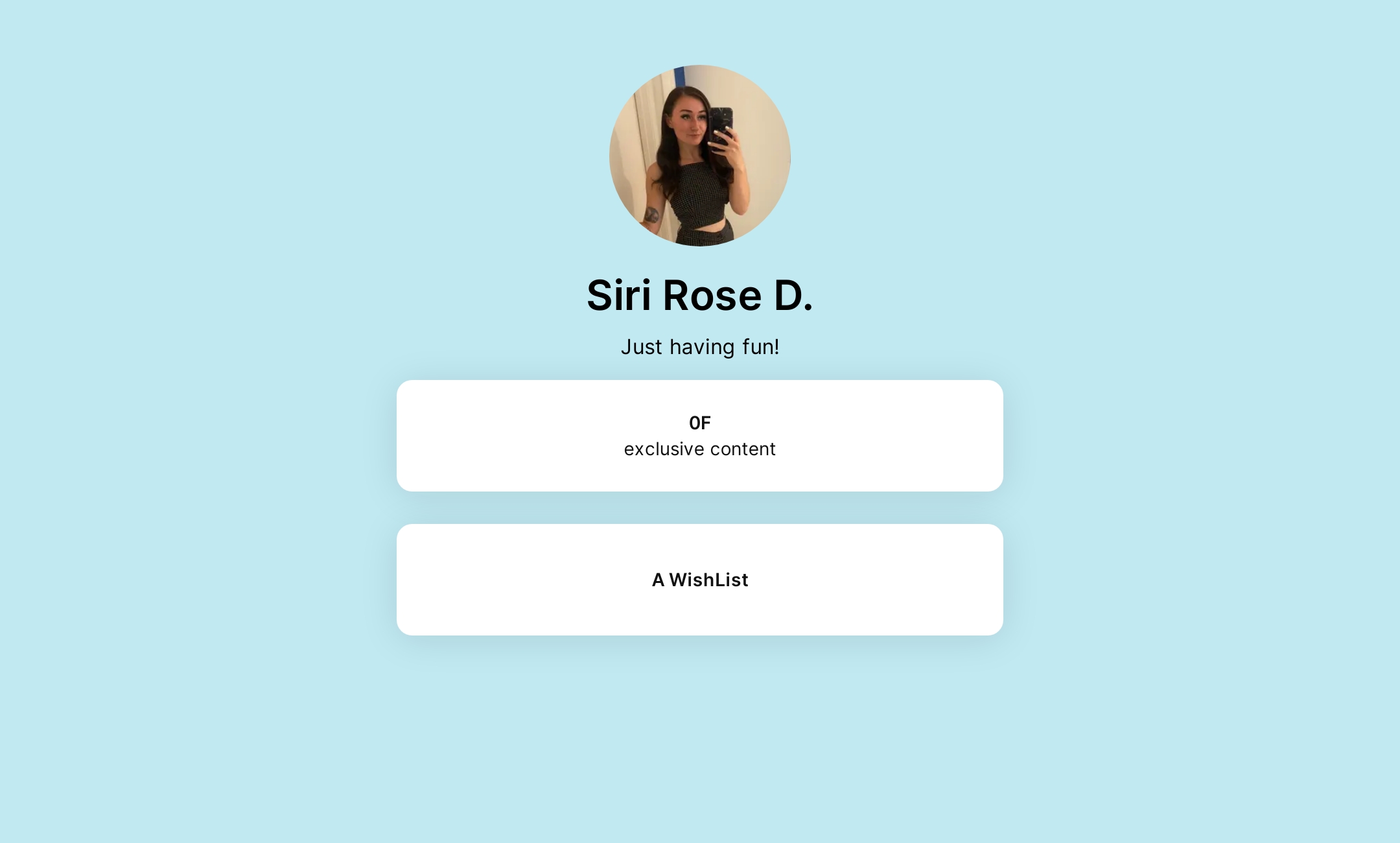 Siri Rose D.'s Flowpage