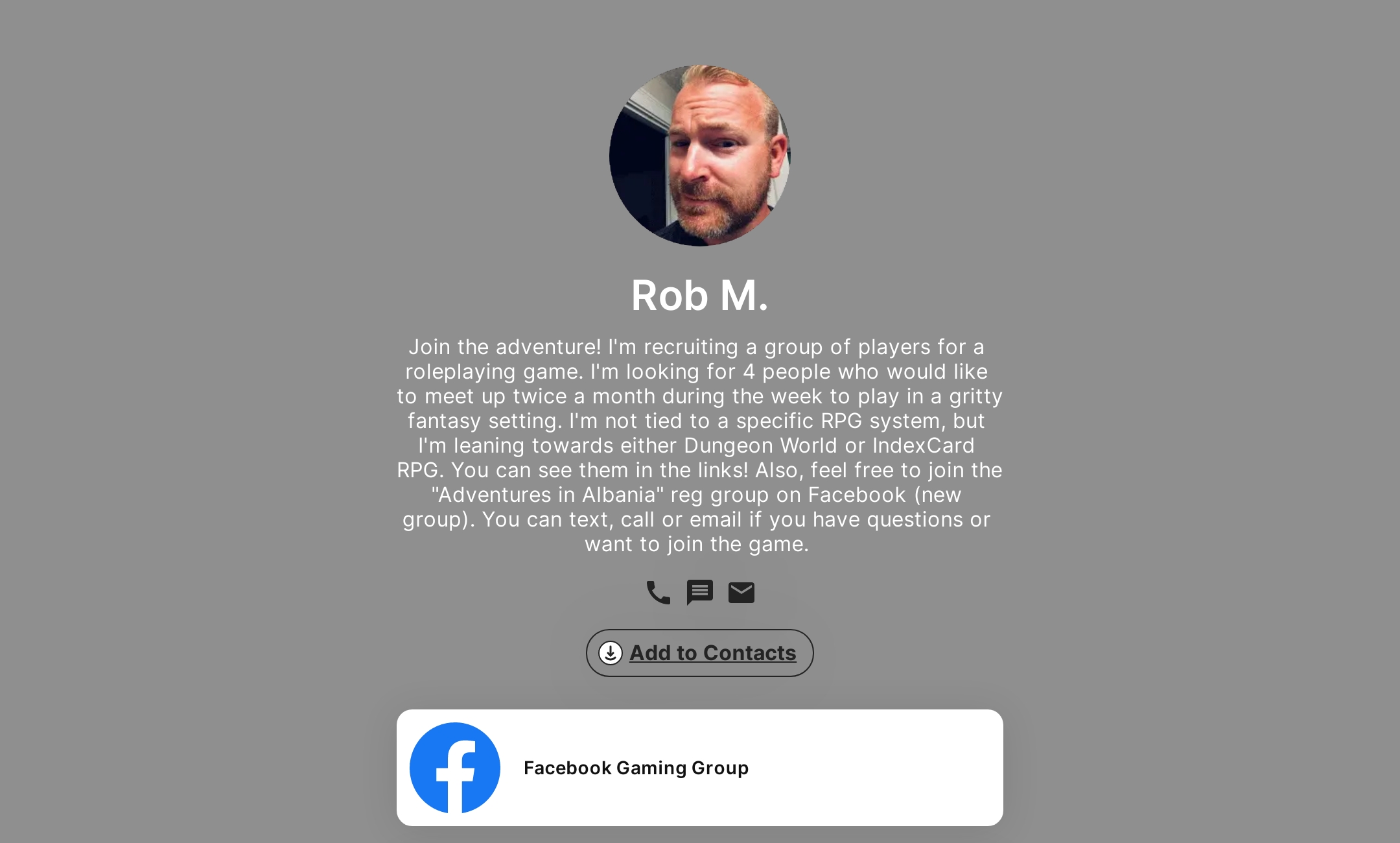 Rob M.'s Flowpage