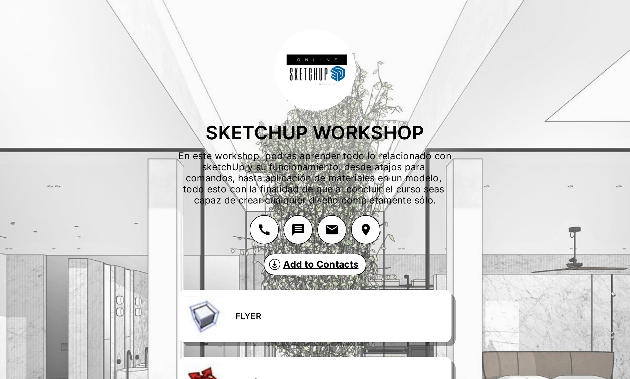SKETCHUP WORKSHOP's Flowpage