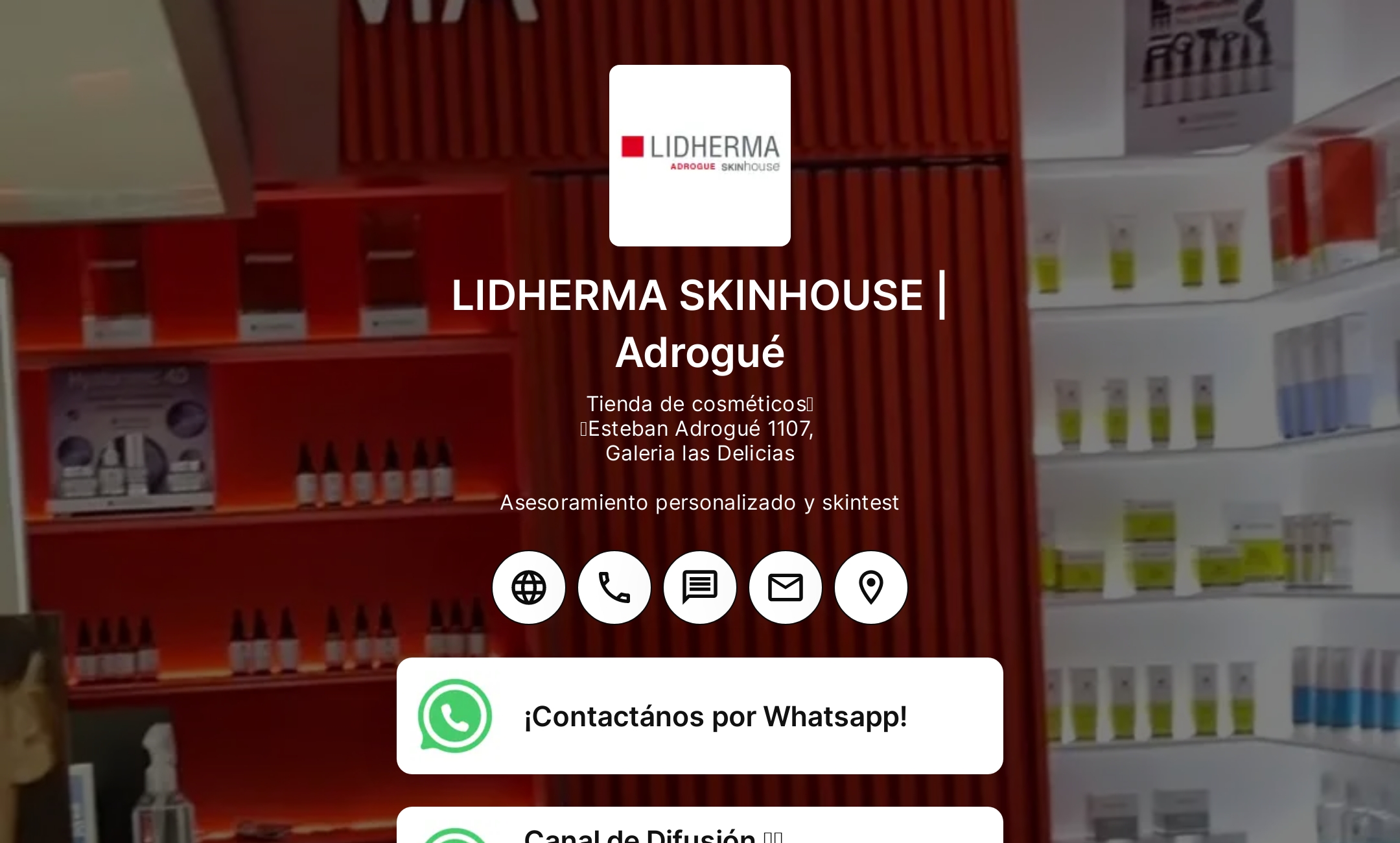 LIDHERMA SKINHOUSE | Adrogué's Flowpage