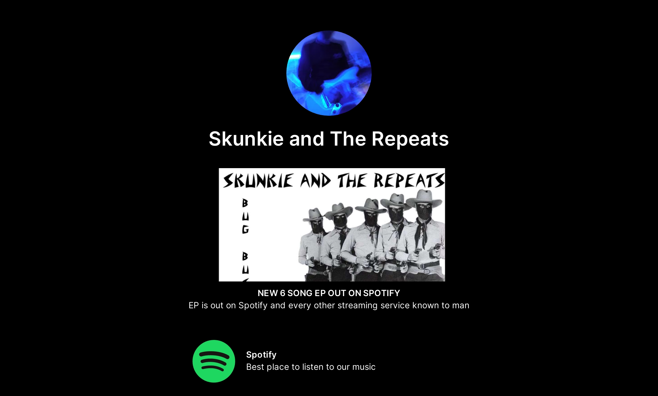Skunkie and The Repeats' Flowpage