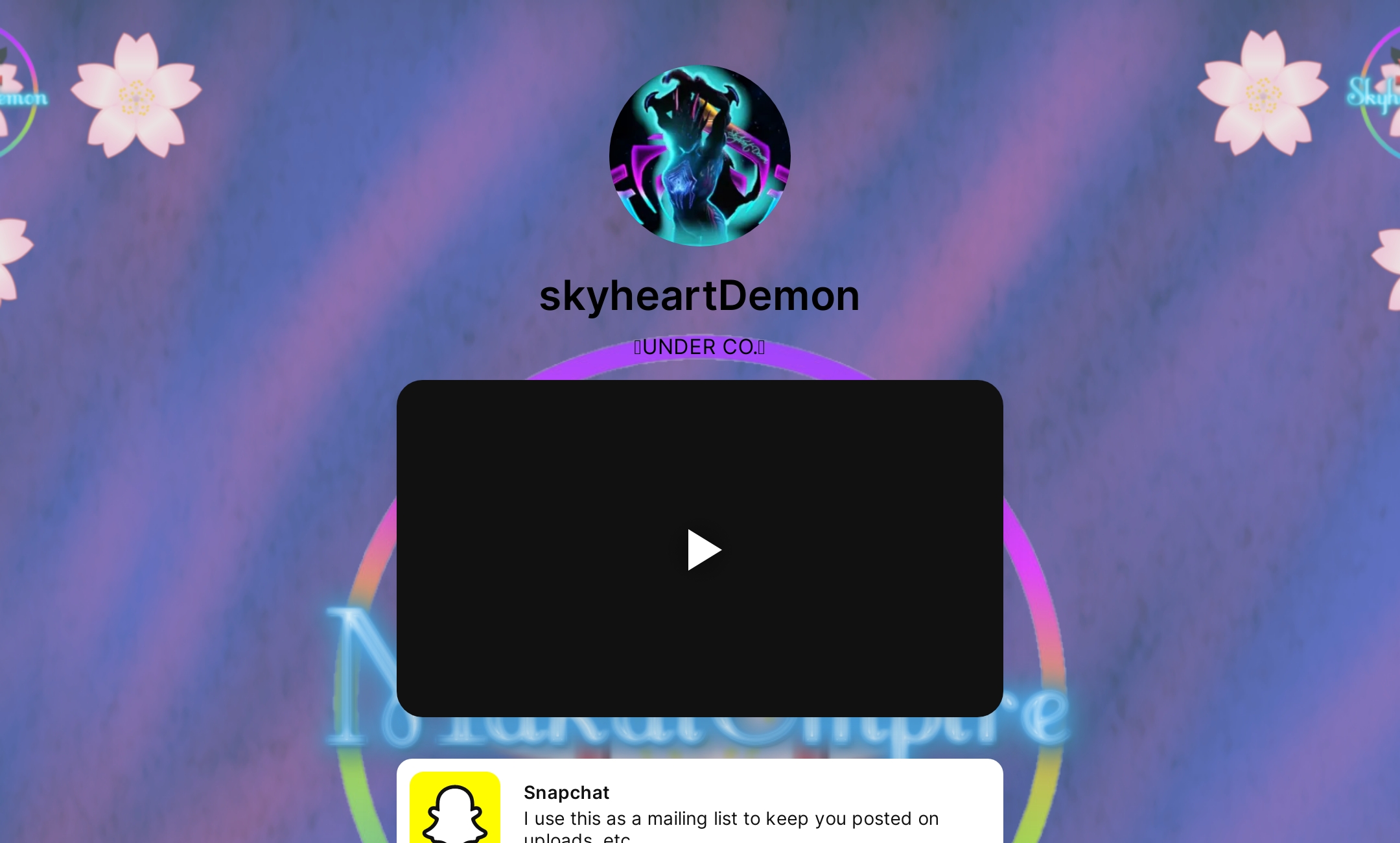skyheartDemon's Flowpage
