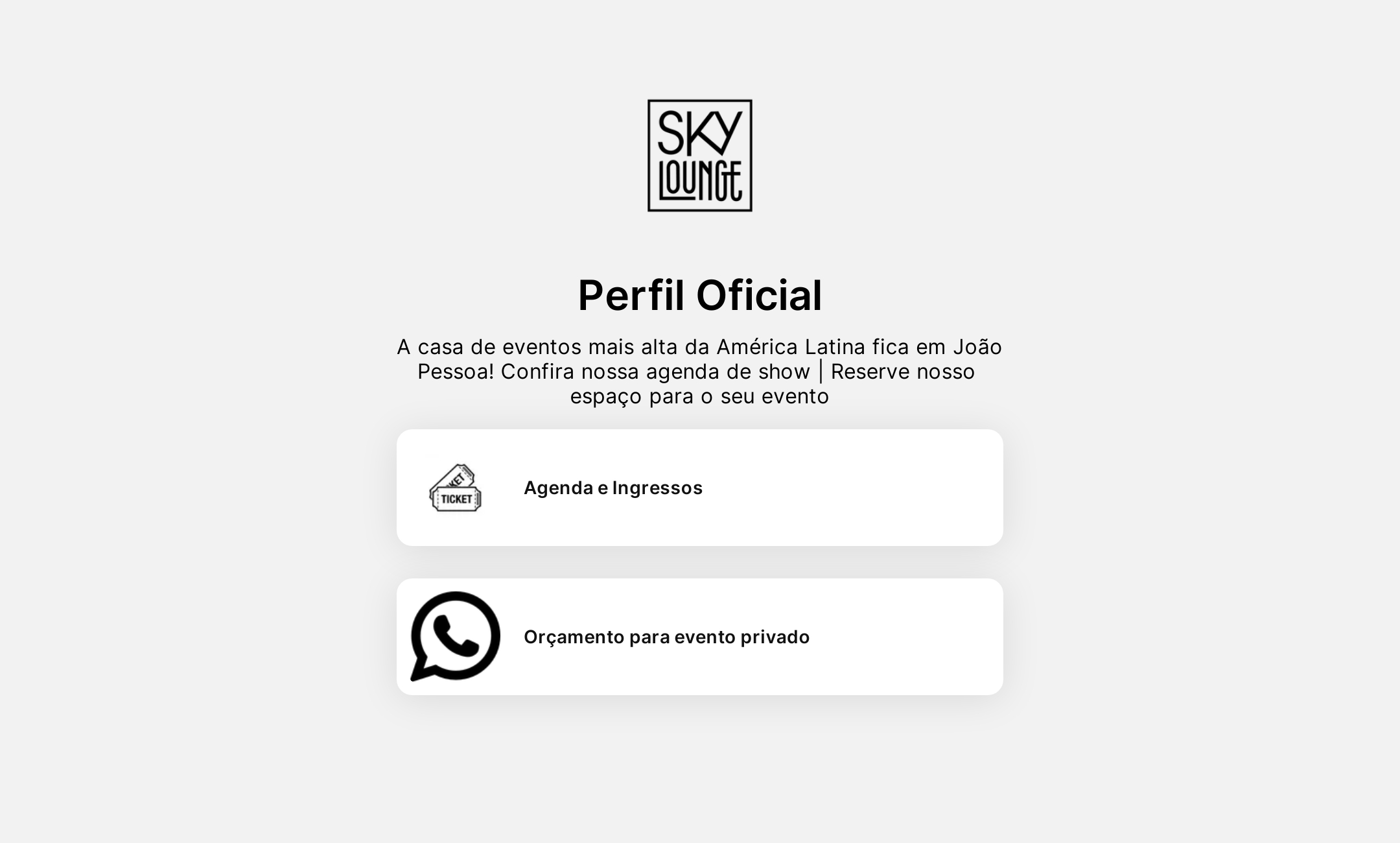 Perfil Oficial's Flowpage