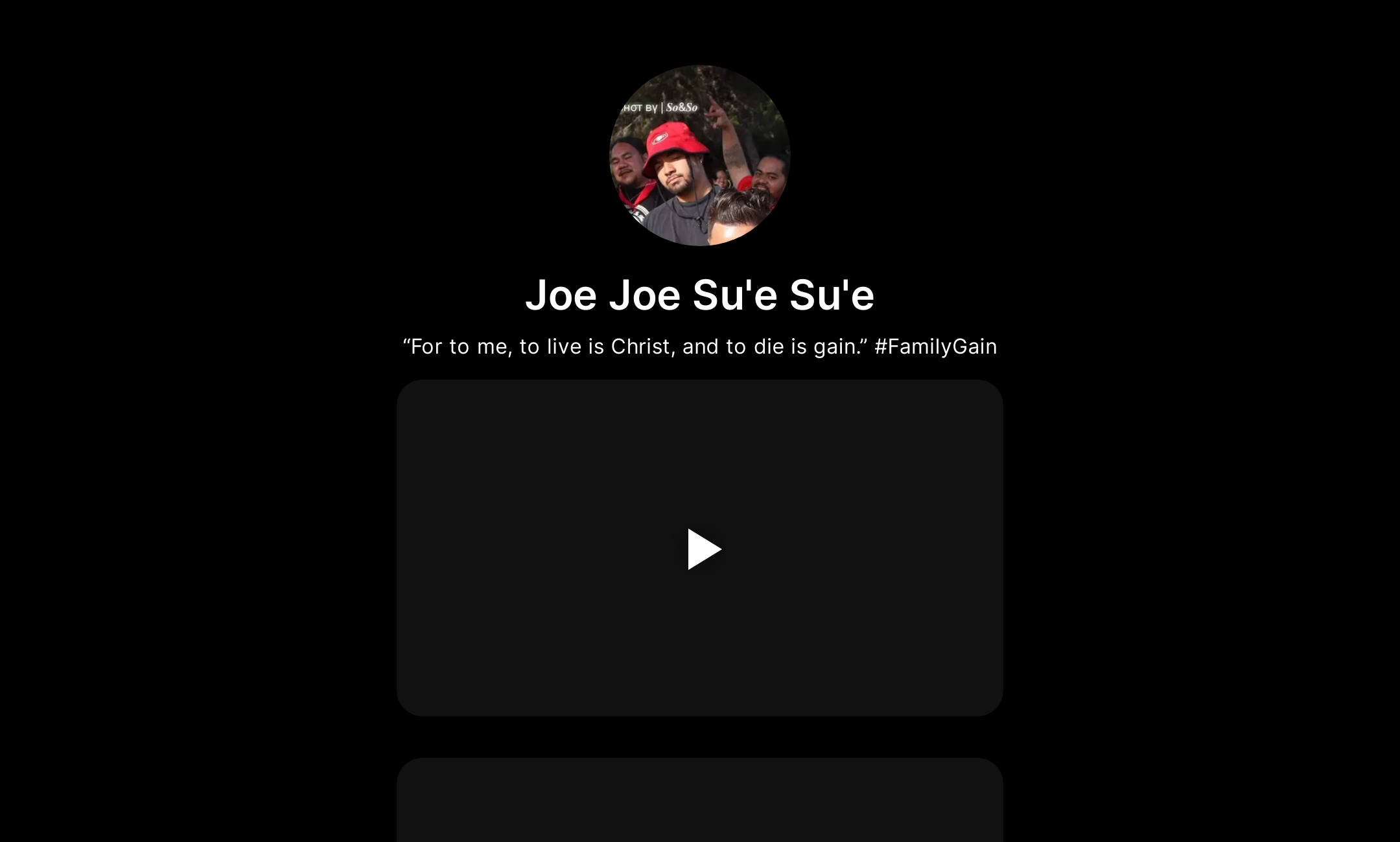 Joe Joe Su'e Su'e's Flowpage