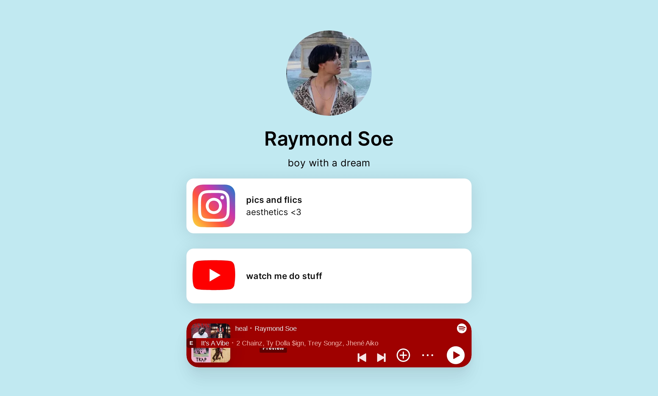 Raymond Soe's Flowpage