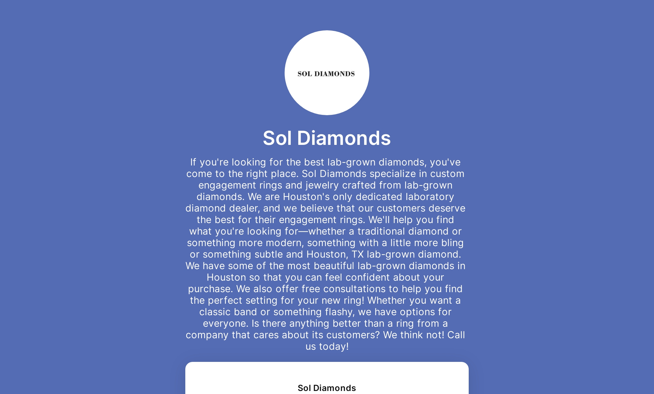 Sol Diamonds' Flowpage