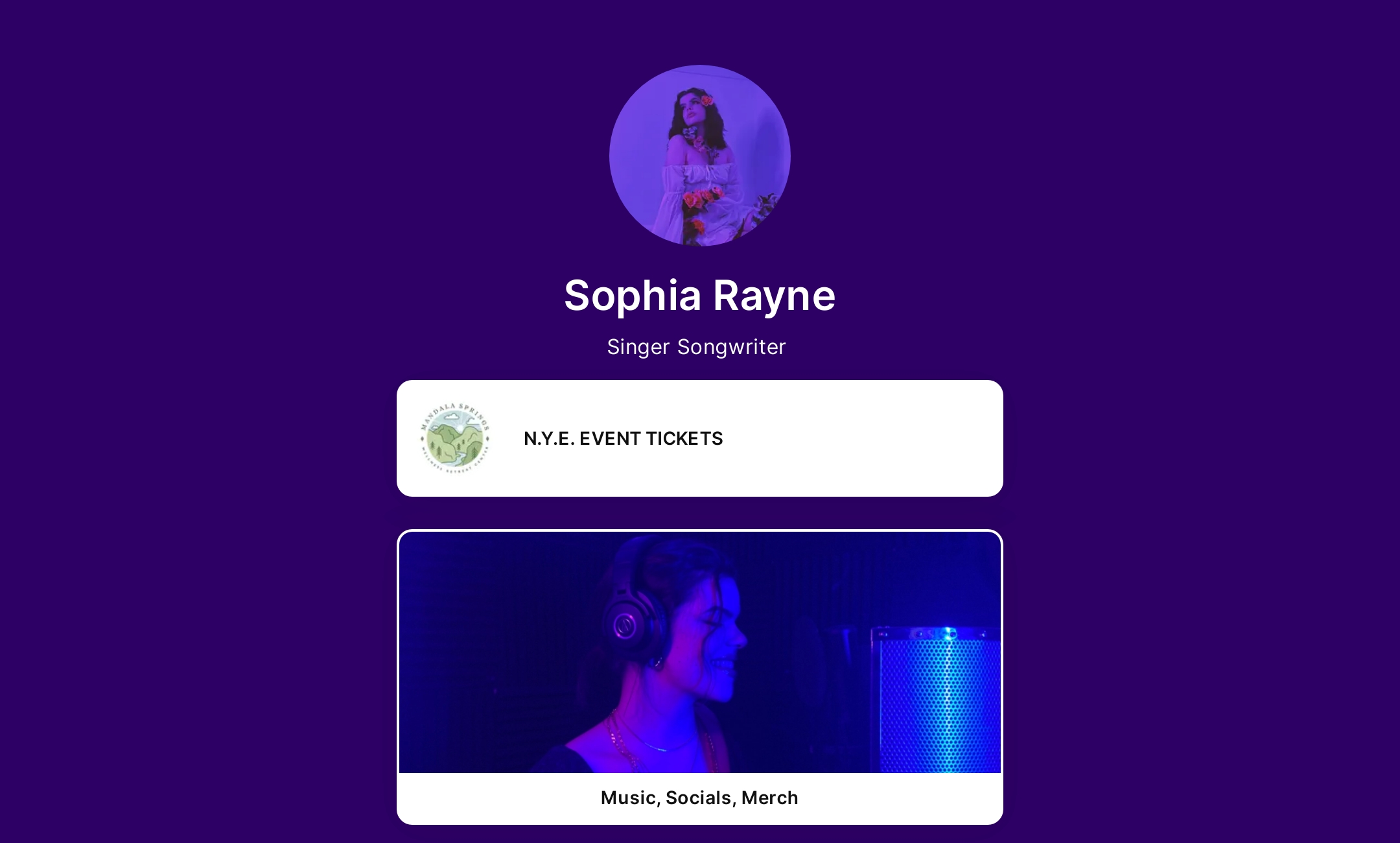 Sophia Rayne's Flowpage