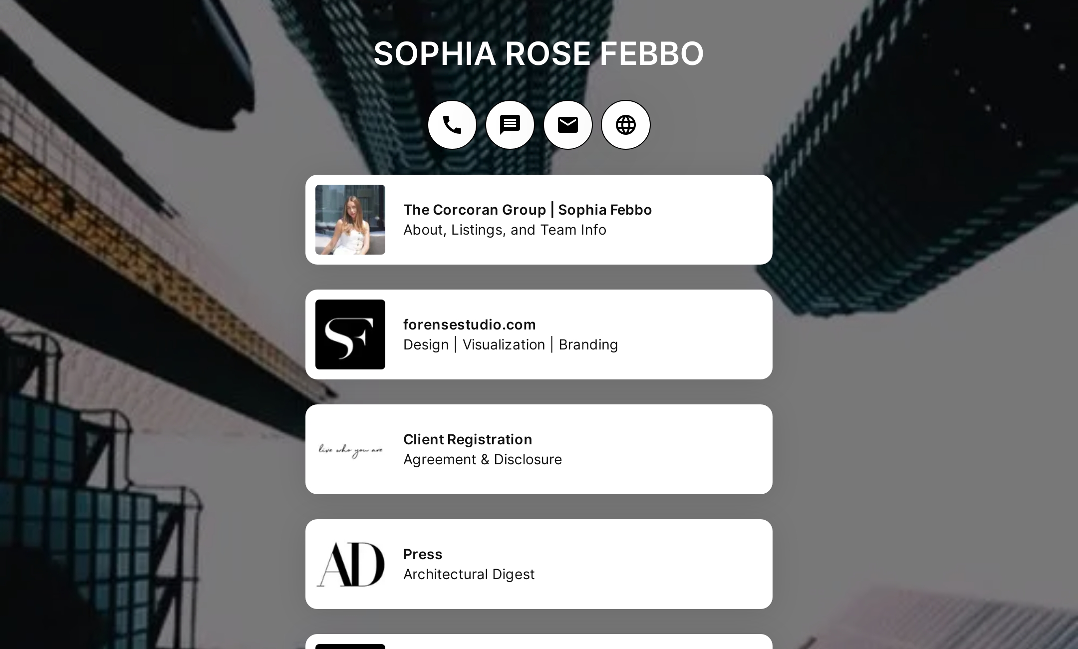 SOPHIA ROSE FEBBO's Flowpage