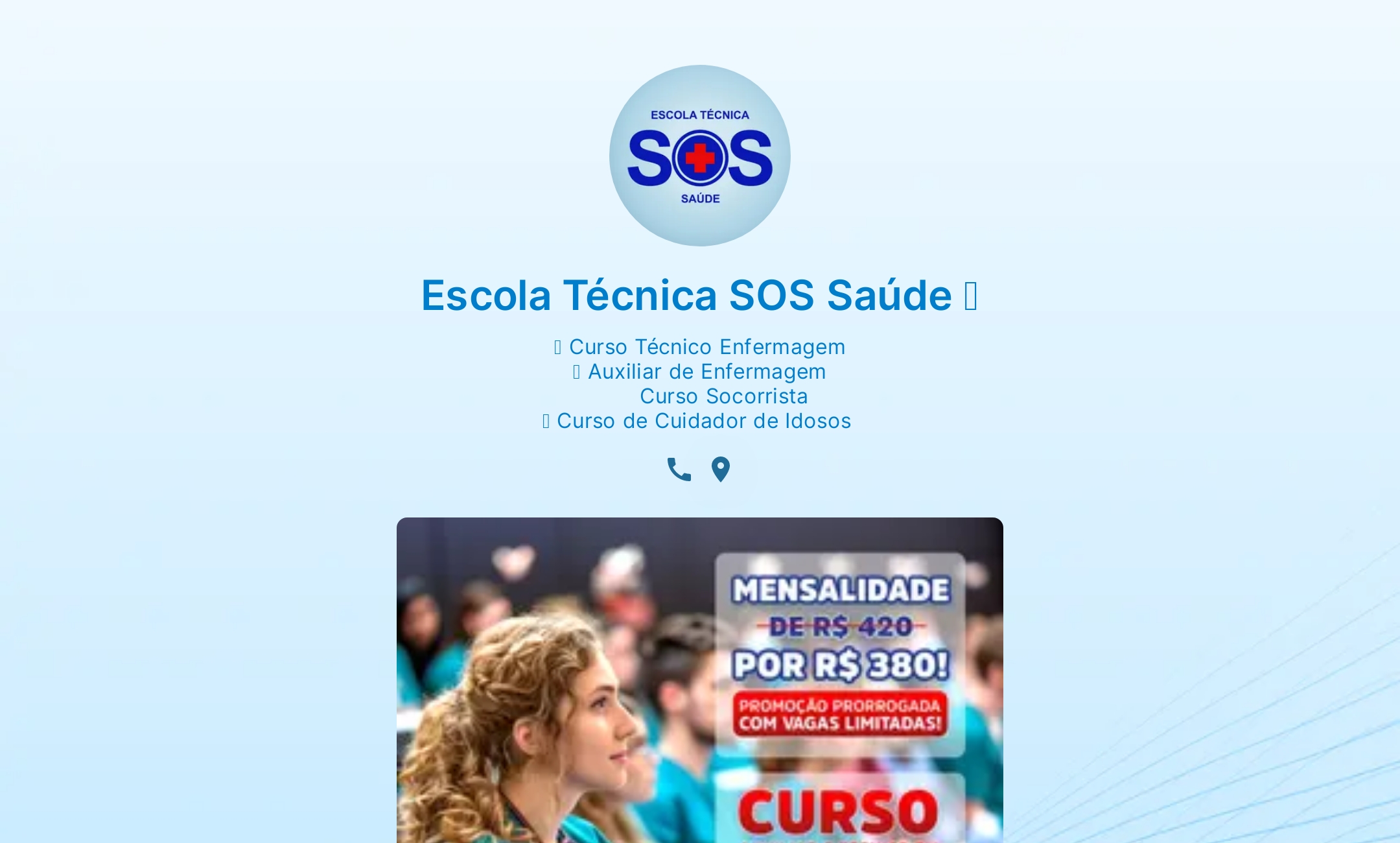 Escola Técnica SOS Saúde 🚑's Flowpage