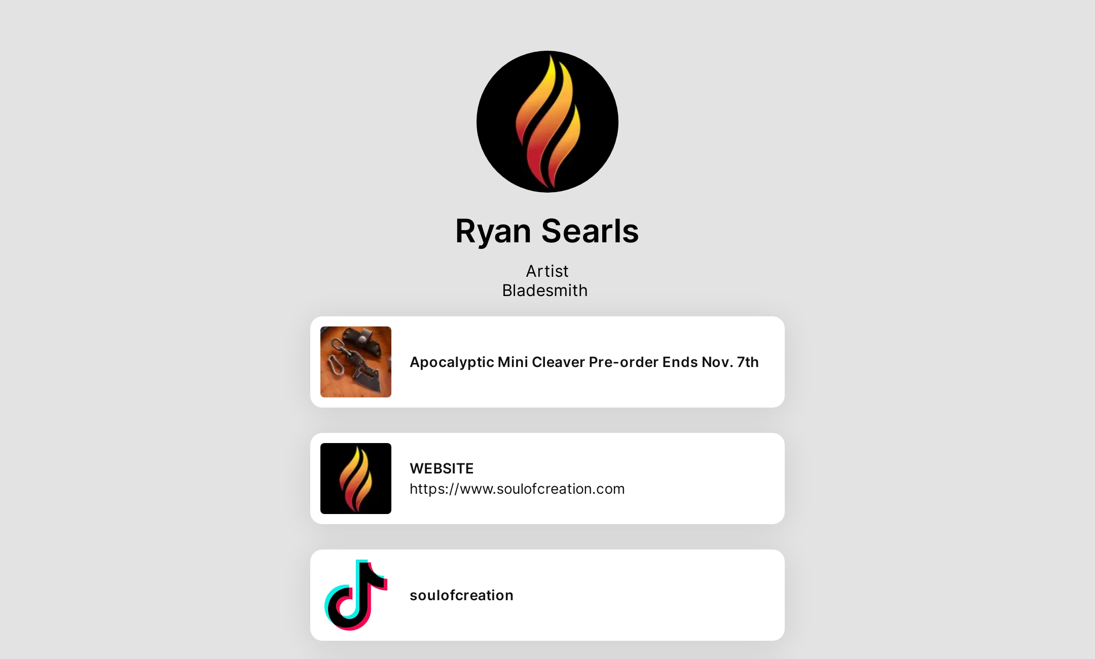 Ryan Searls' Flowpage