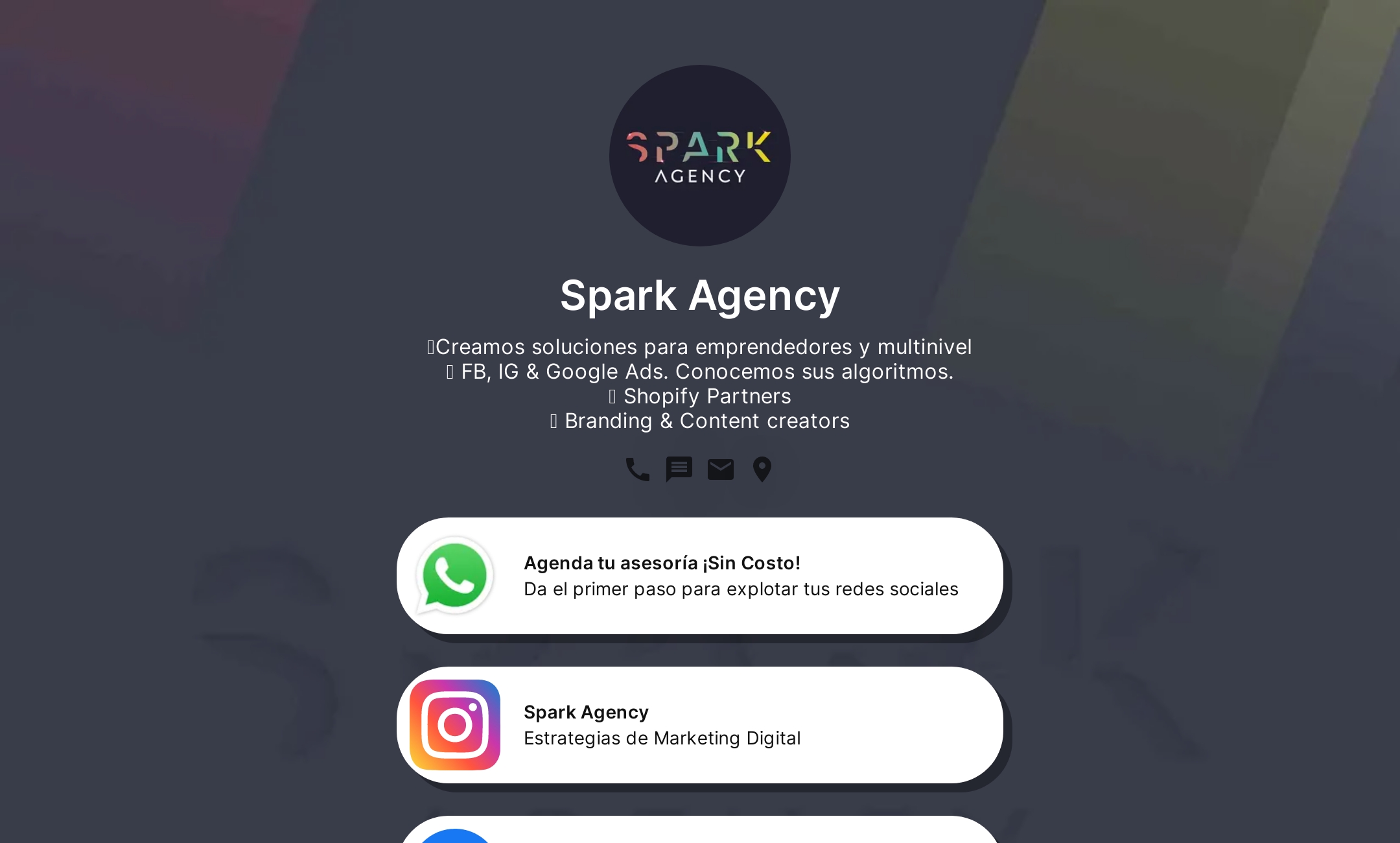 Spark Agency's Flowpage