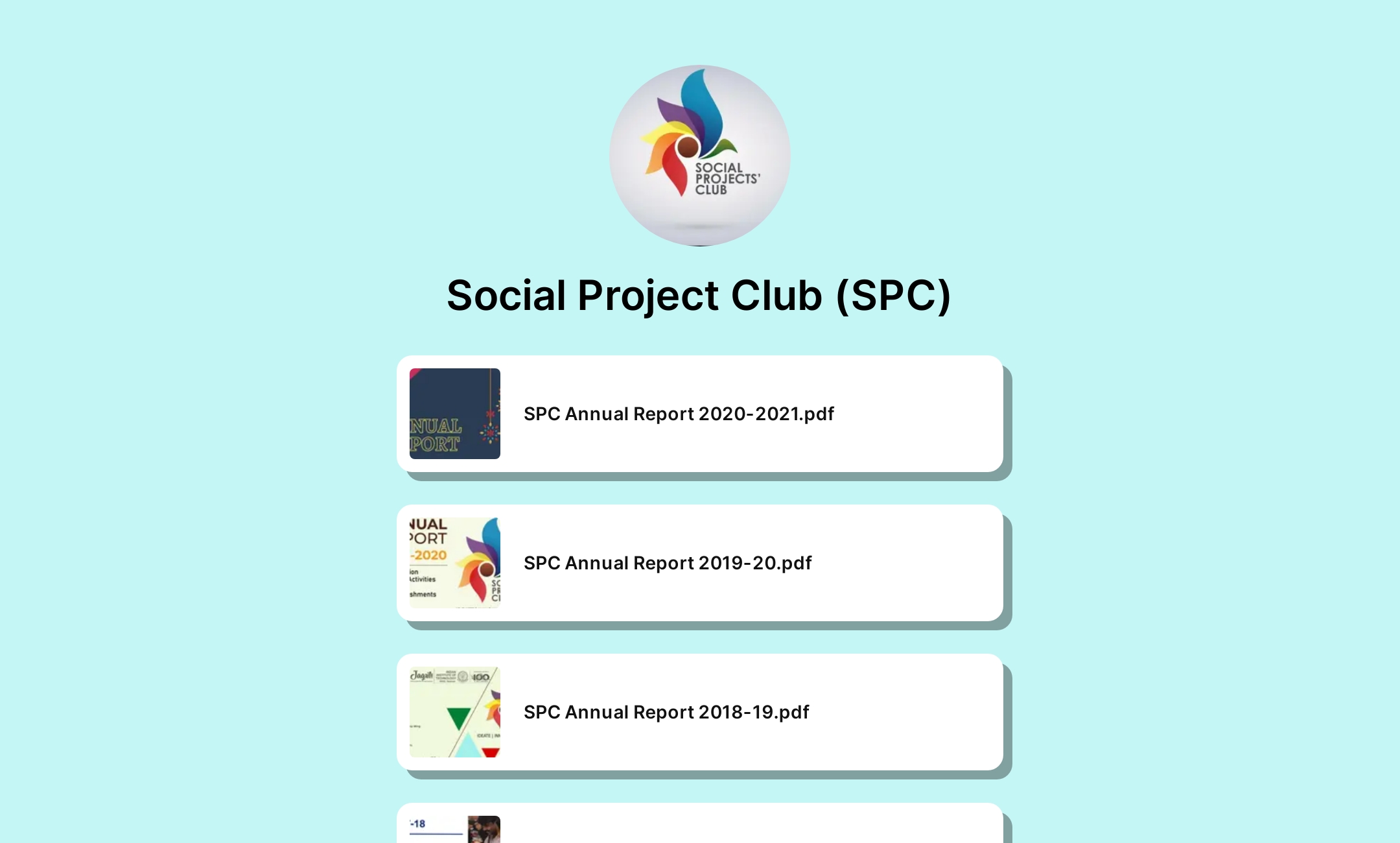Social Project Club (SPC)'s Flowpage